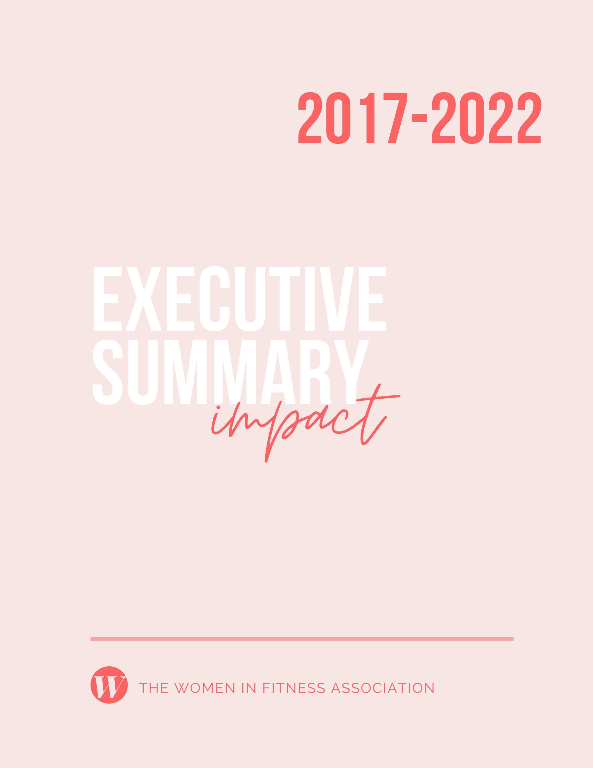 Executive Summary, Short Form 2022 by WIFAssociation - Issuu