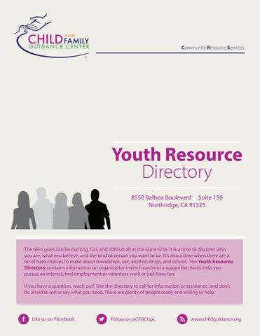 Youth Resource Directory by Child and Family Guidance Center | CFGC - Issuu