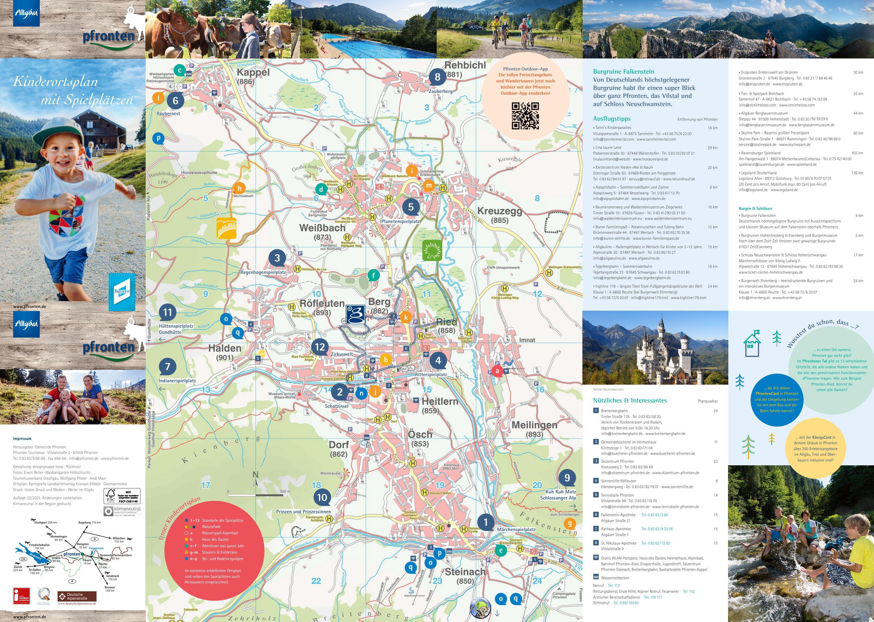 Kinderortsplan Pfronten by Pfronten Tourismus - Issuu