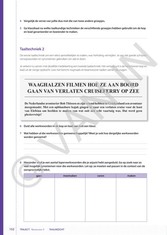Traject Nederlands 3 leerwerkboek D by VAN IN - Issuu