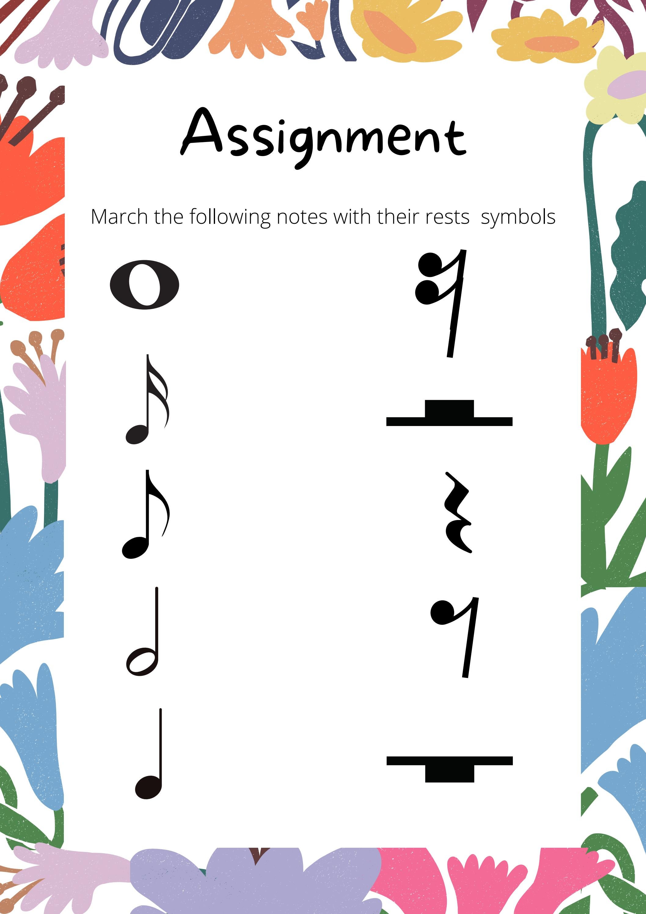 Musical Notes Assignment by Gra chef - Issuu