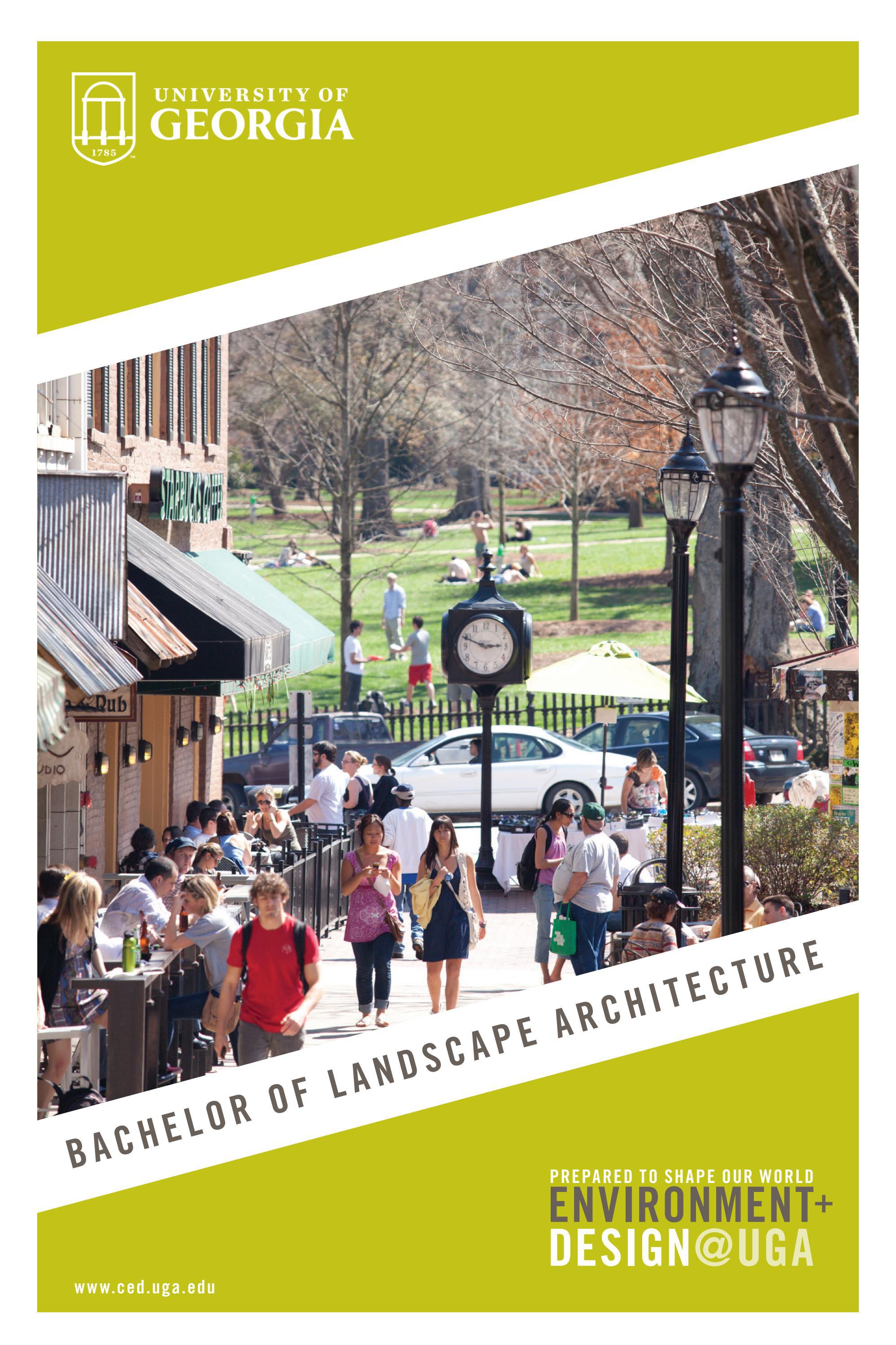 BLA at UGA by UGA College of Environment and Design - Issuu