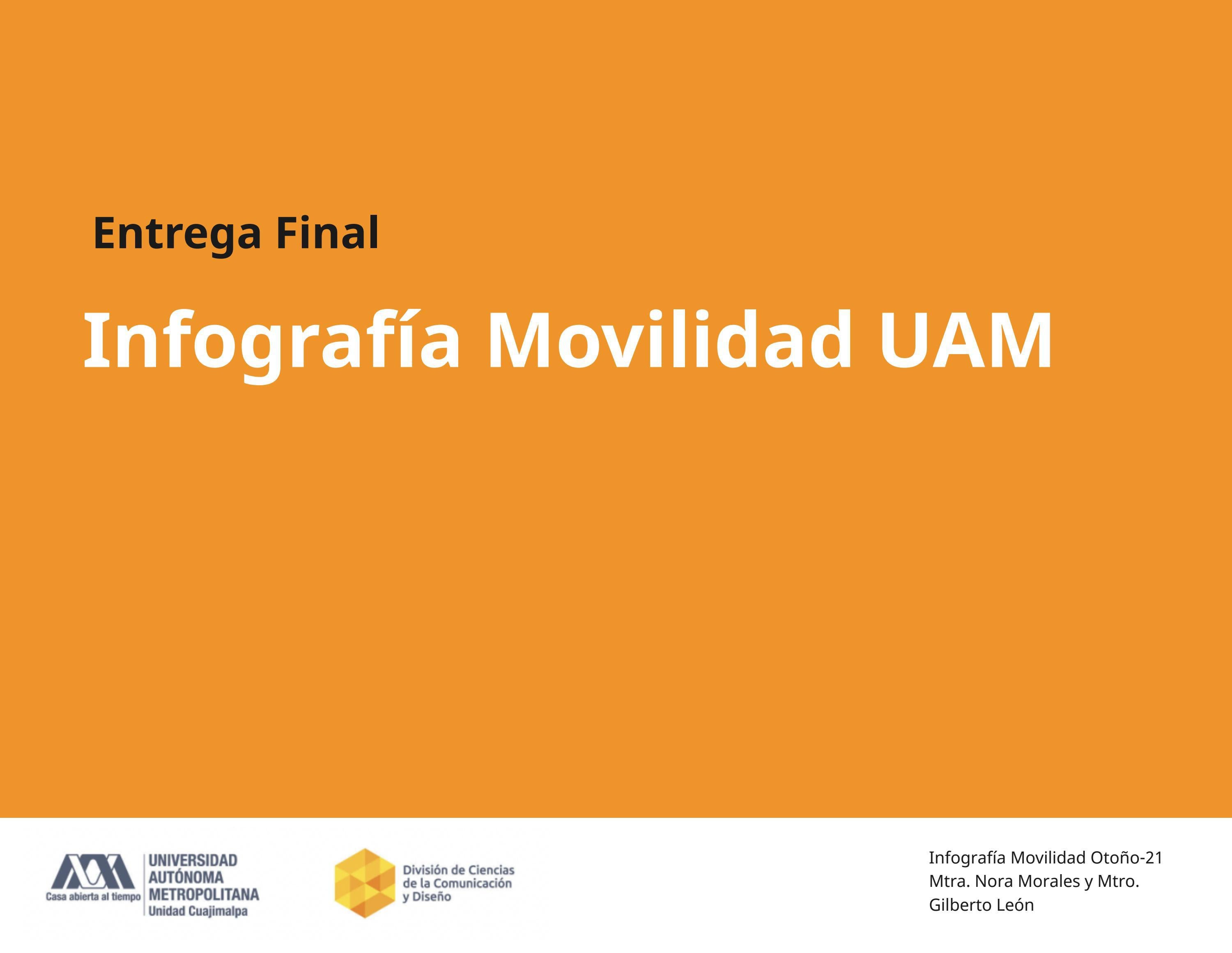 Presentación Entrega final Infografía O-21 UAM Cuajimalpa by Nora ...