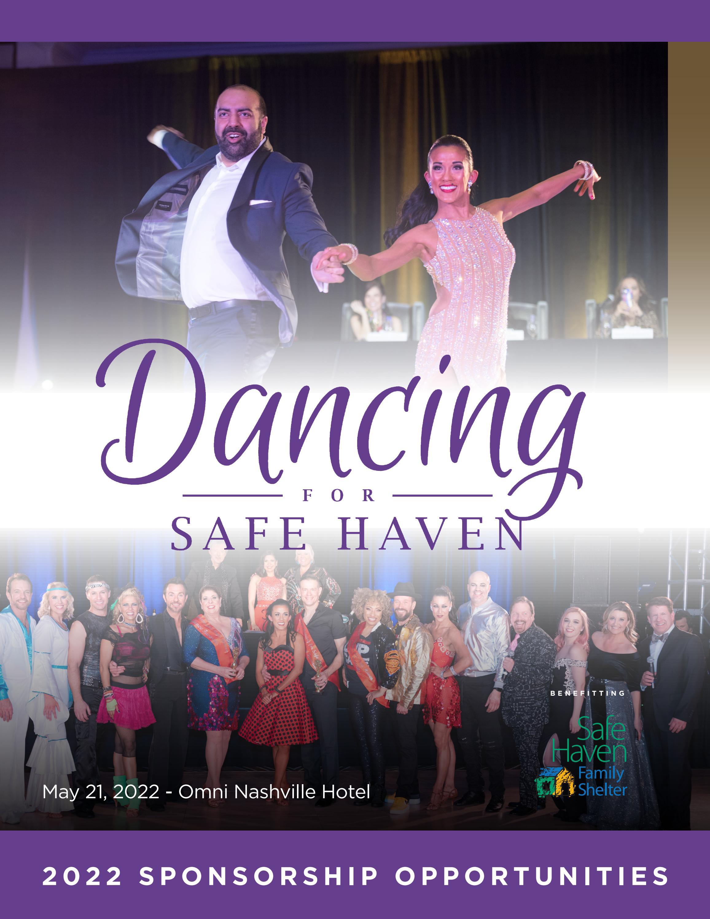 2022 Dancing for Safe Haven Sponsor Packet by Safe Haven Family Shelter ...