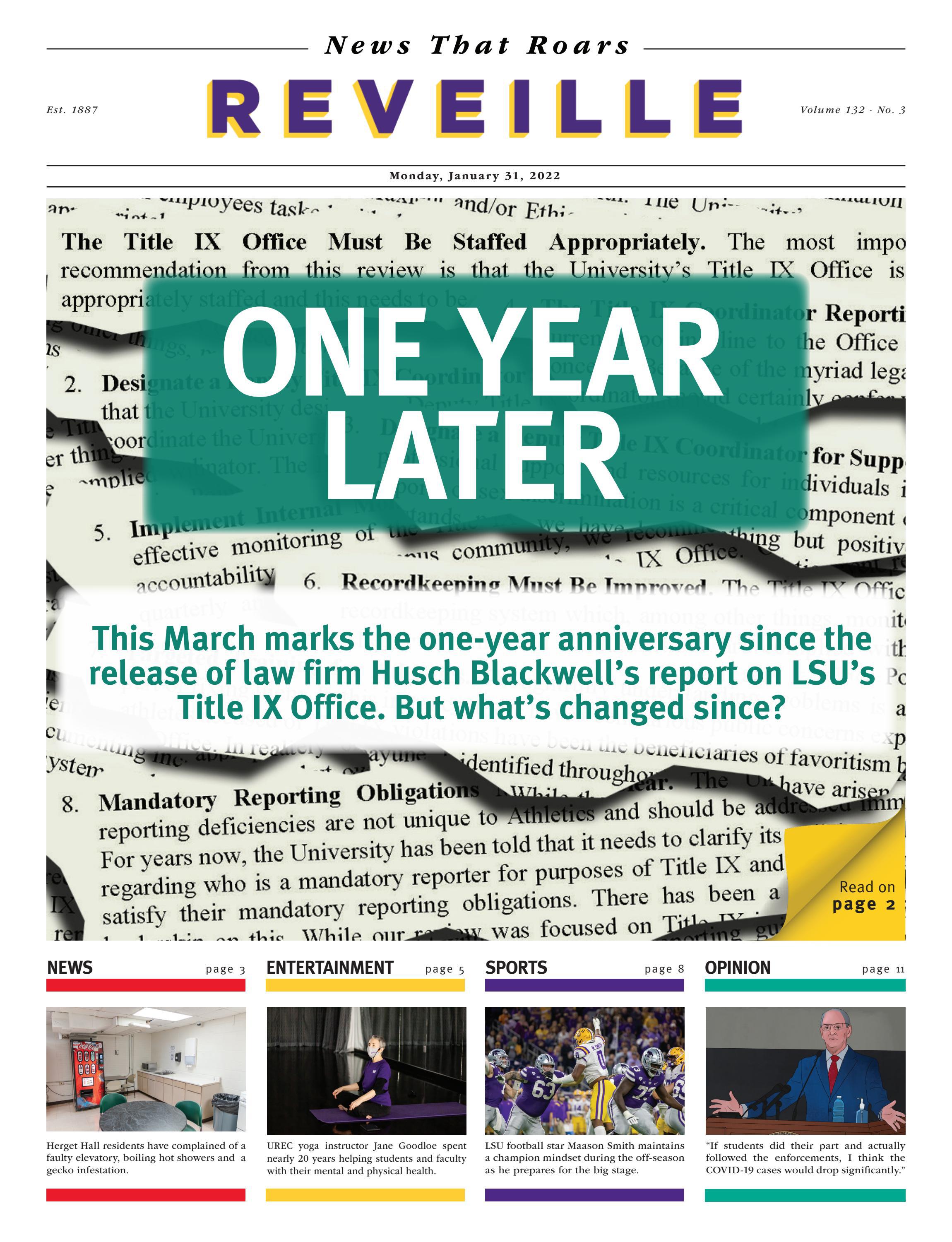 The Reveille 1-31-22 by Reveille - Issuu