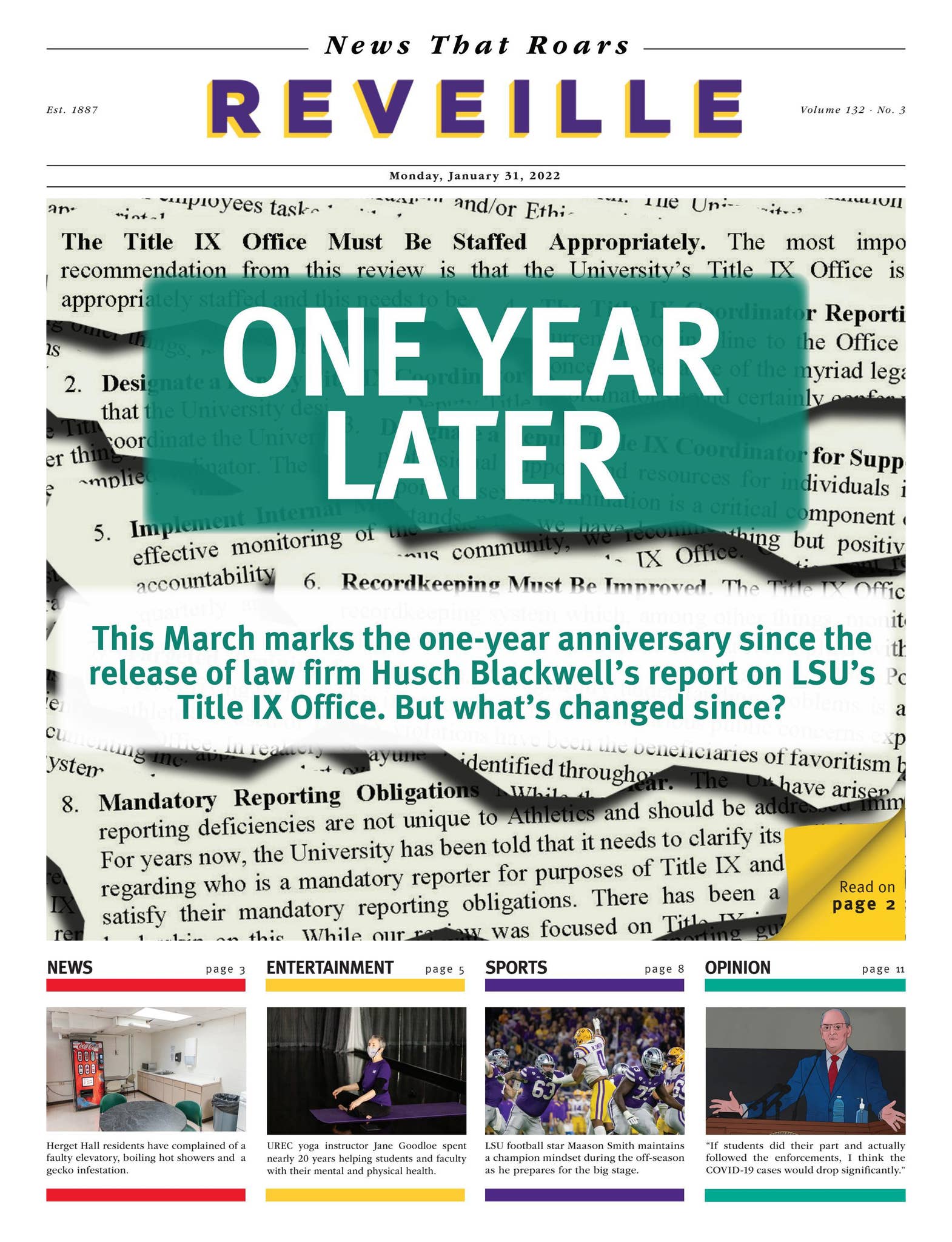 The Reveille 1-31-22 by Reveille - Issuu