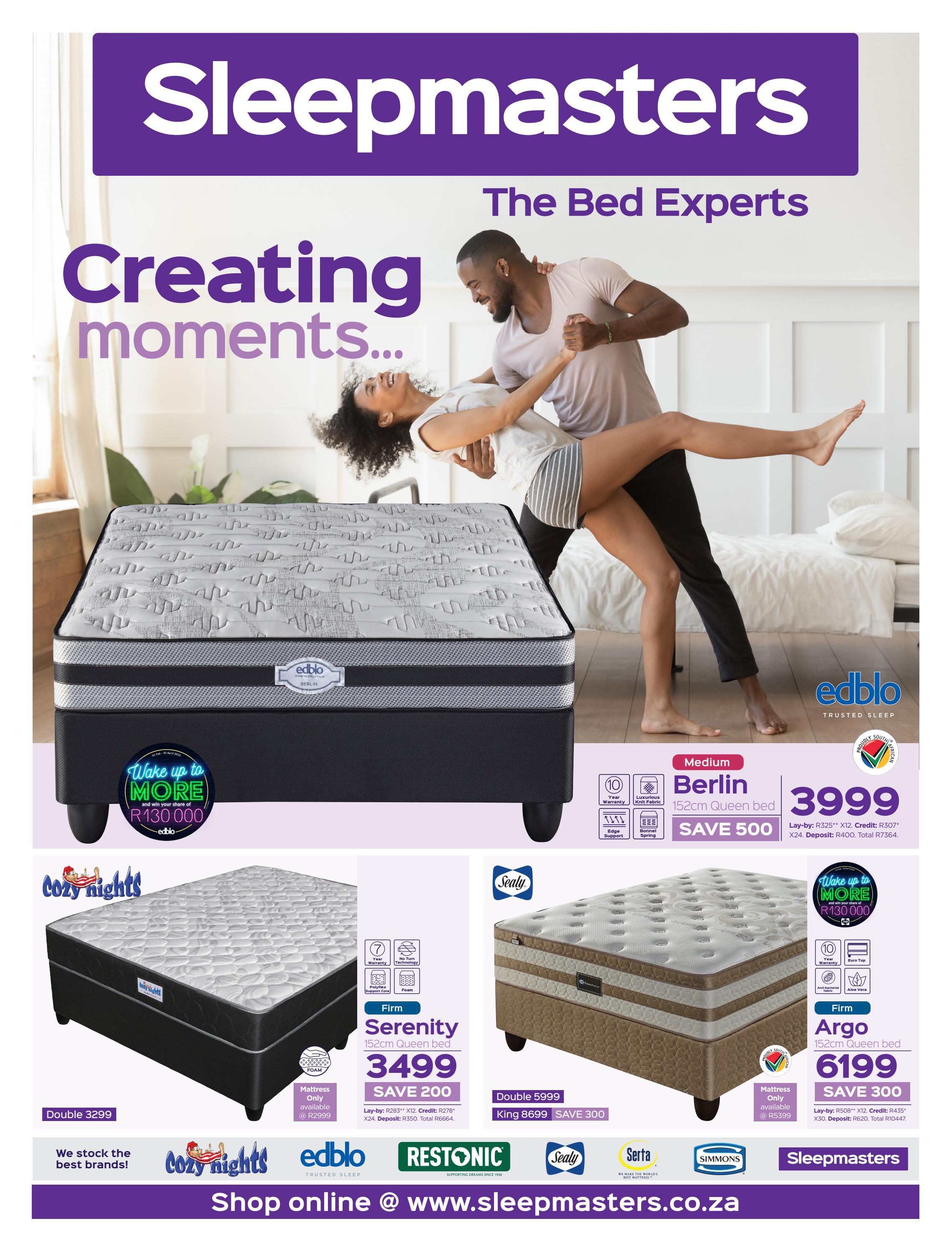 SLEEPMASTERS FEB CAT 7 Feb - 6 Mar 2022 by Jdgdigital - Issuu