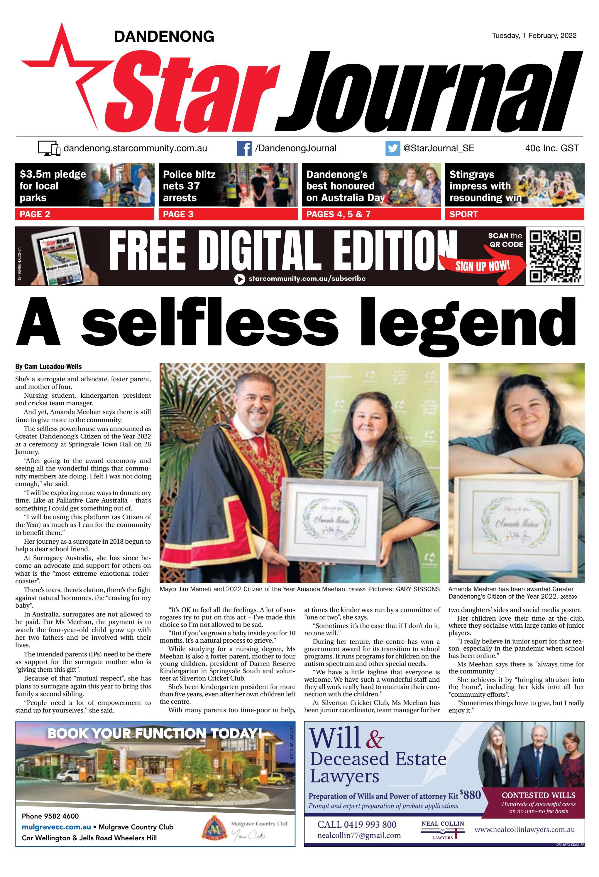 Dandenong Star Journal - 1st February 2022 by Star News Group - Issuu