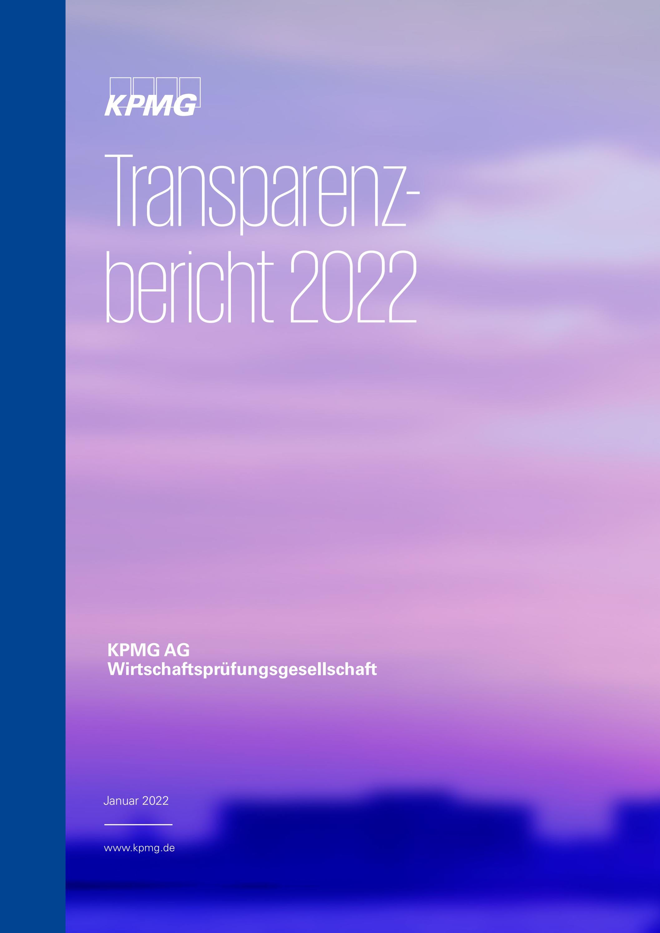 KPMG AG Transparenzbericht 2022 by KPMG AG ...