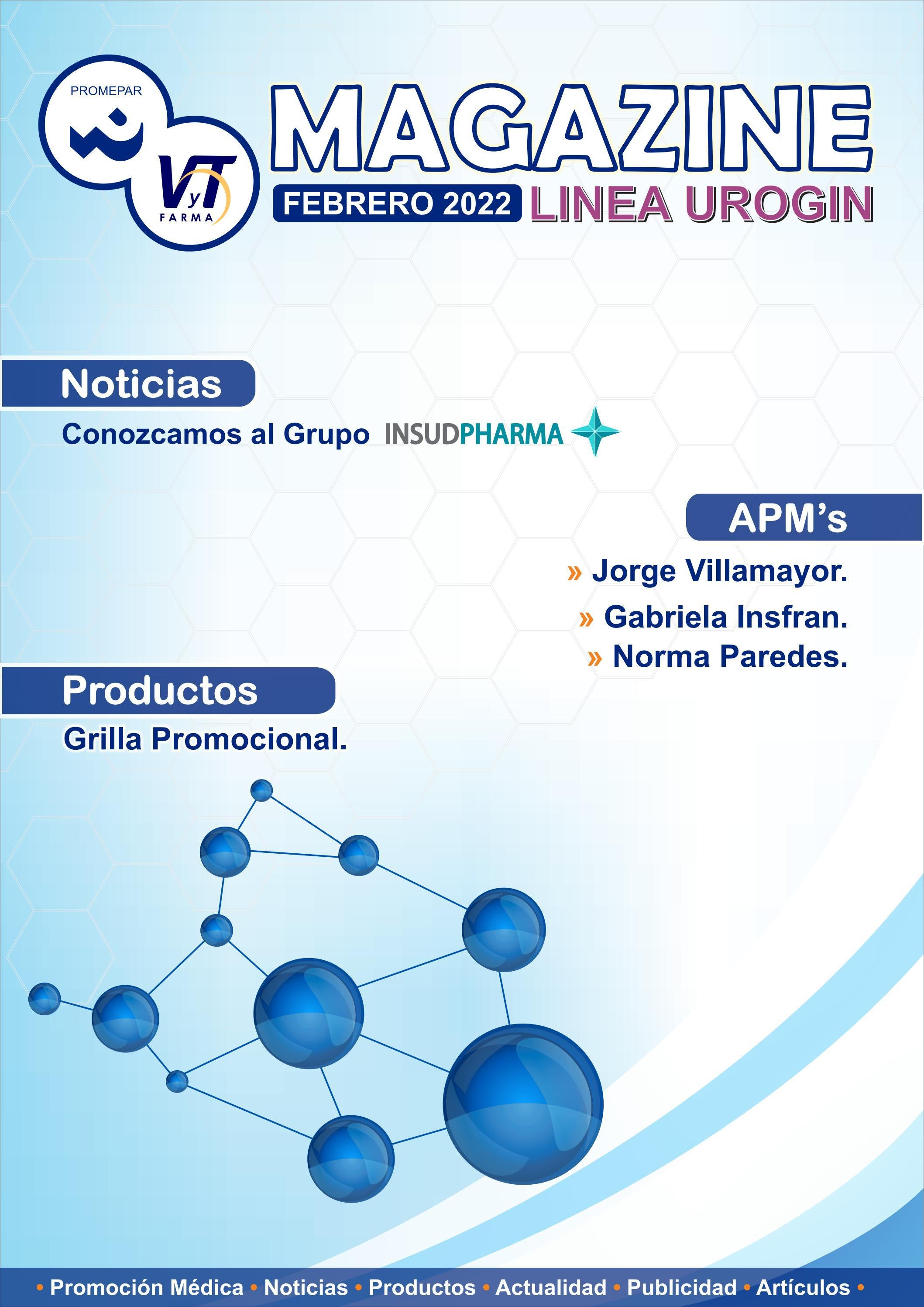 Magazine Febrero 2022 - Linea Urogin by Promepar - VyT Magazine - Issuu