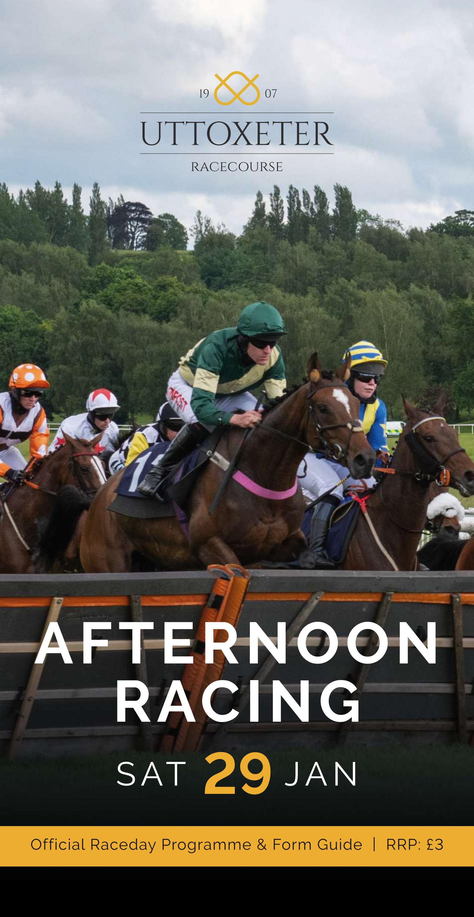 Uttoxeter Racecard - Saturday 29th January by Arena Racing Company - Issuu