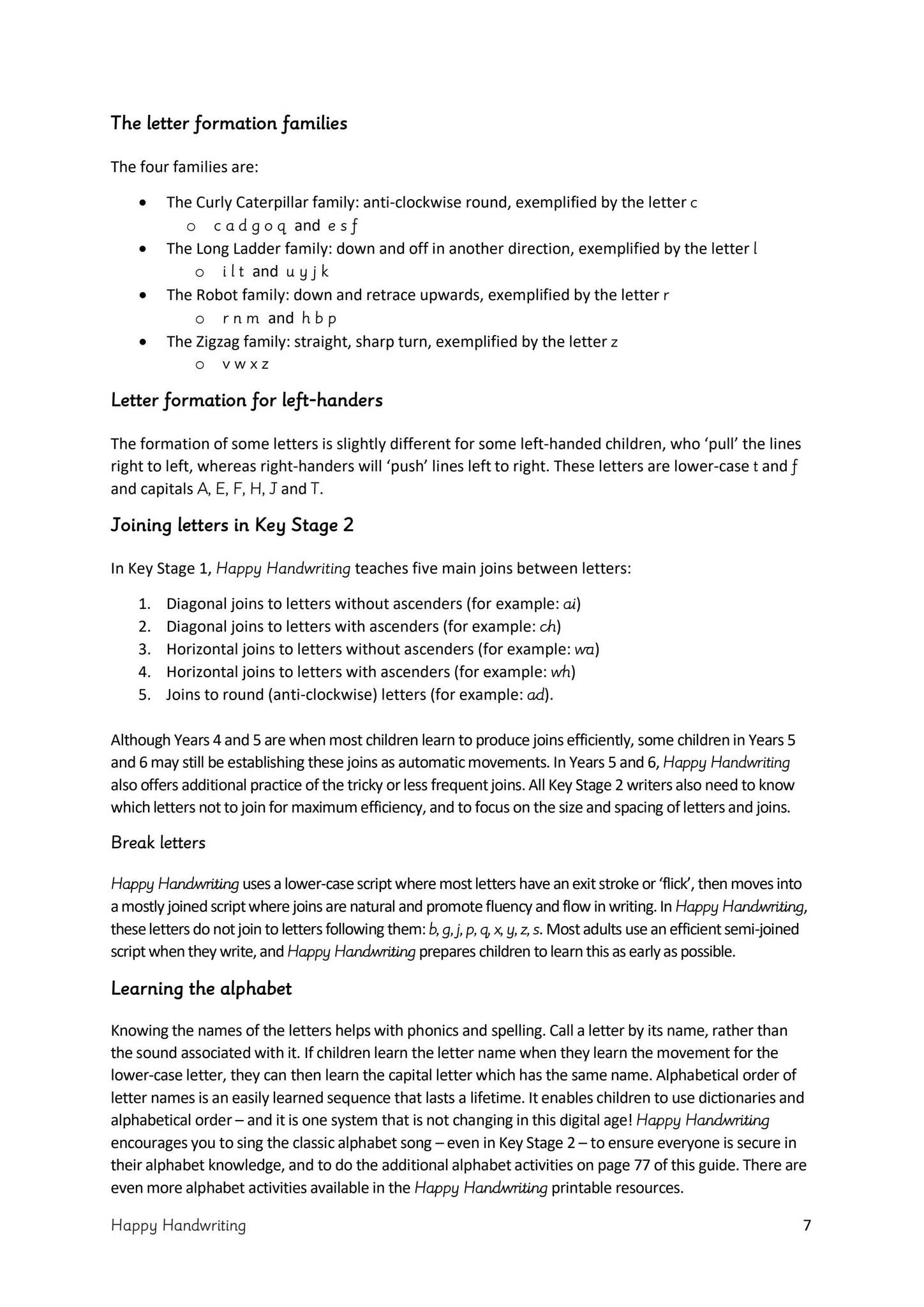 Happy Handwriting - Teacher's Guide 5 by Collins - Issuu