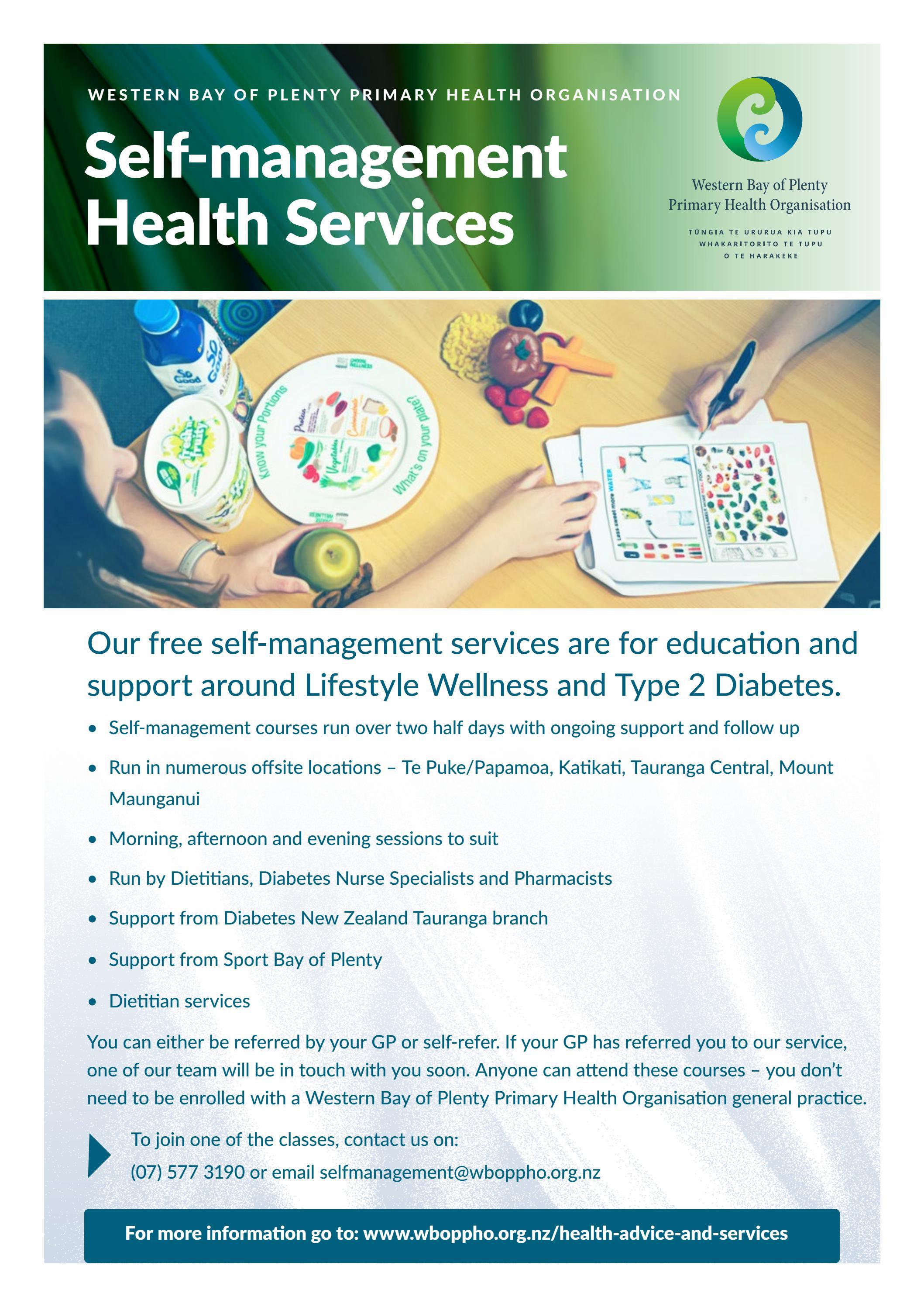 Self Management poster January 2022 by WBOP PHO - Issuu