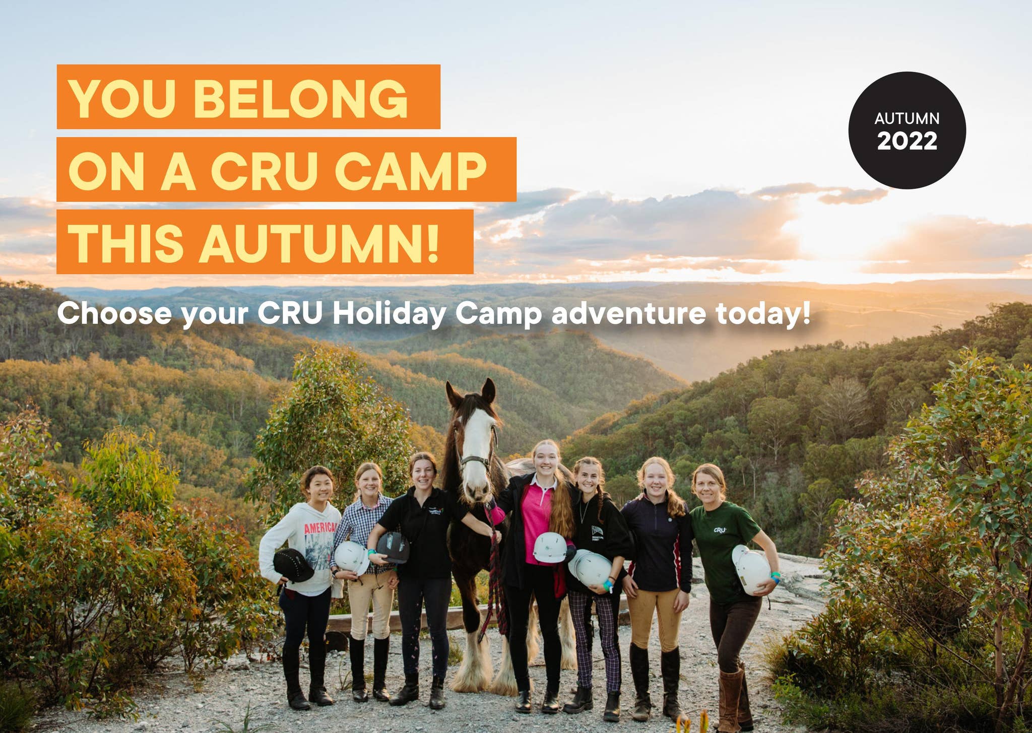 CRU Camps Autumn 2022 Postcard by CRU - The Crusader Union of Australia ...