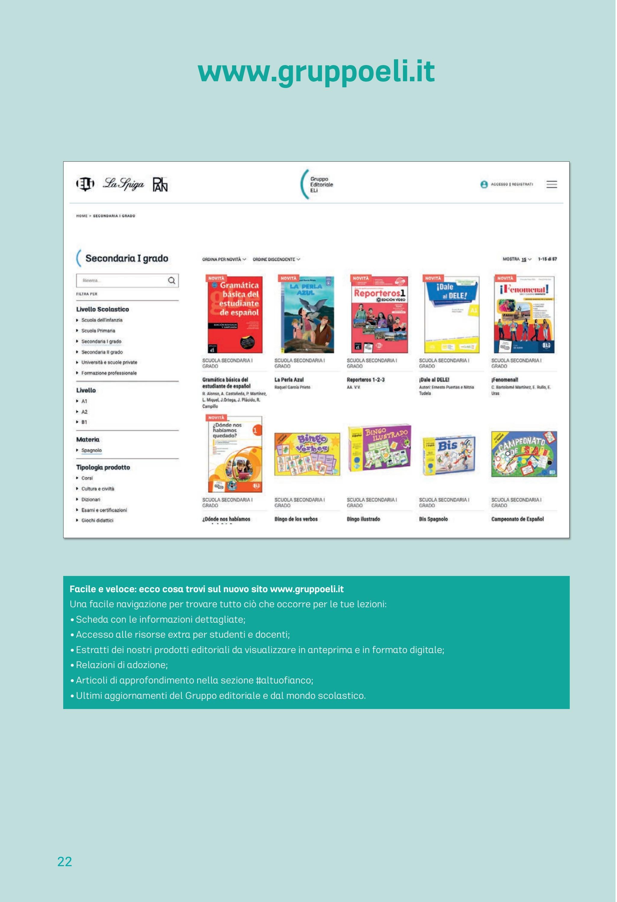 Catalogo ELI 2022 - Spagnolo ELE - Scuola secondaria by ELI Publishing ...