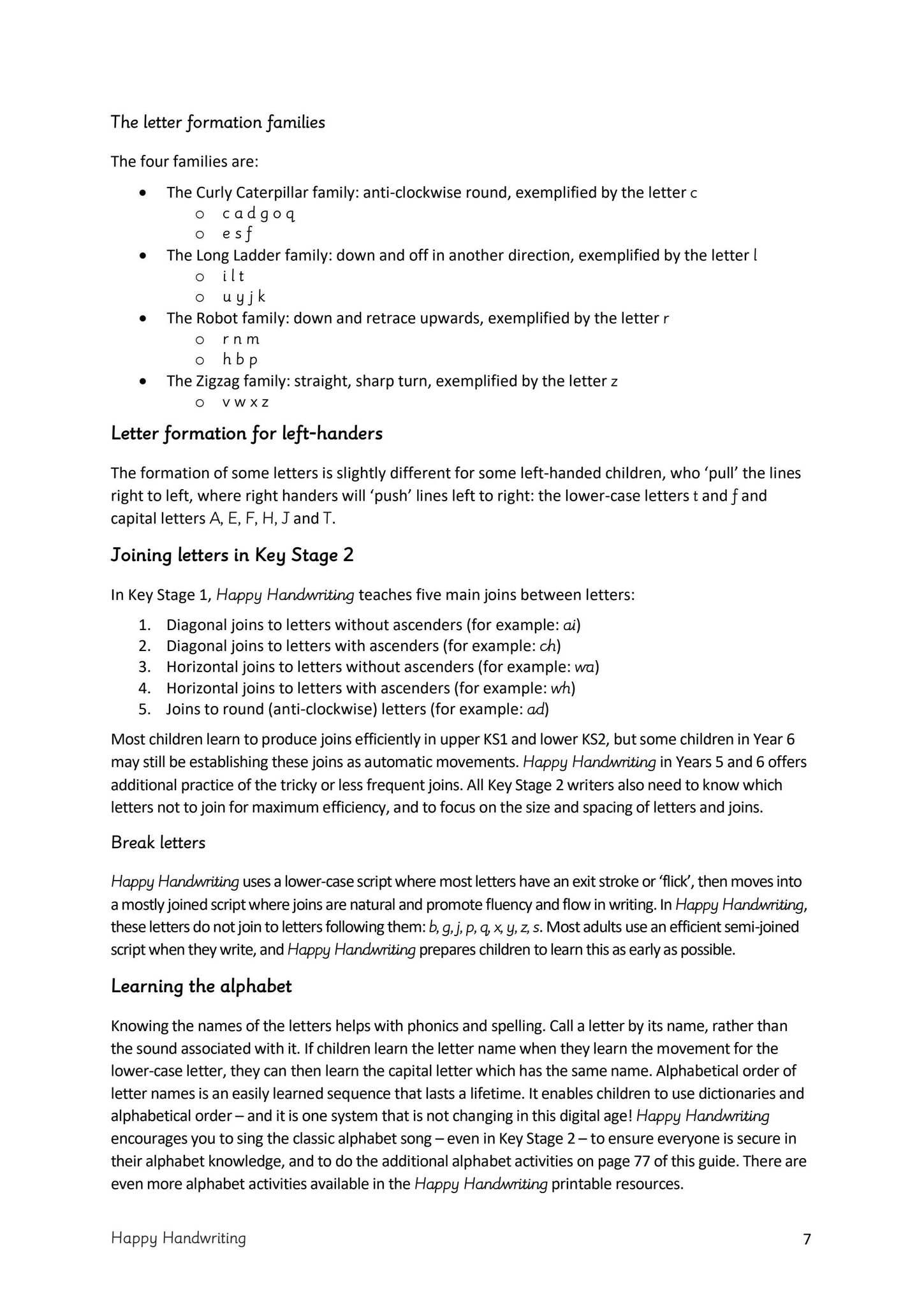 Happy Handwriting - Teacher's Guide 6 by Collins - Issuu
