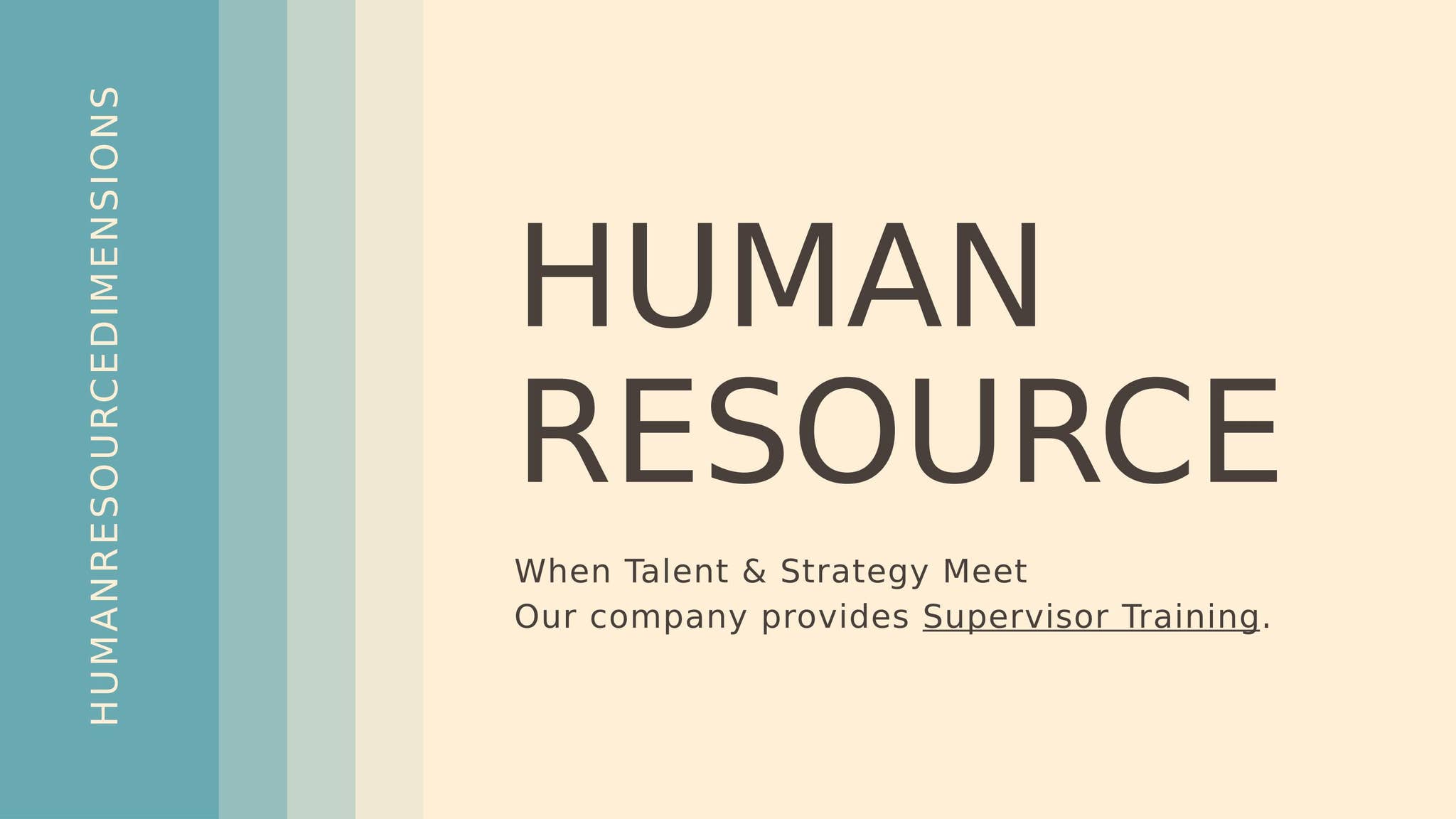 Supervisor Training - HRDRACC by Human Resource Dimensions - Issuu