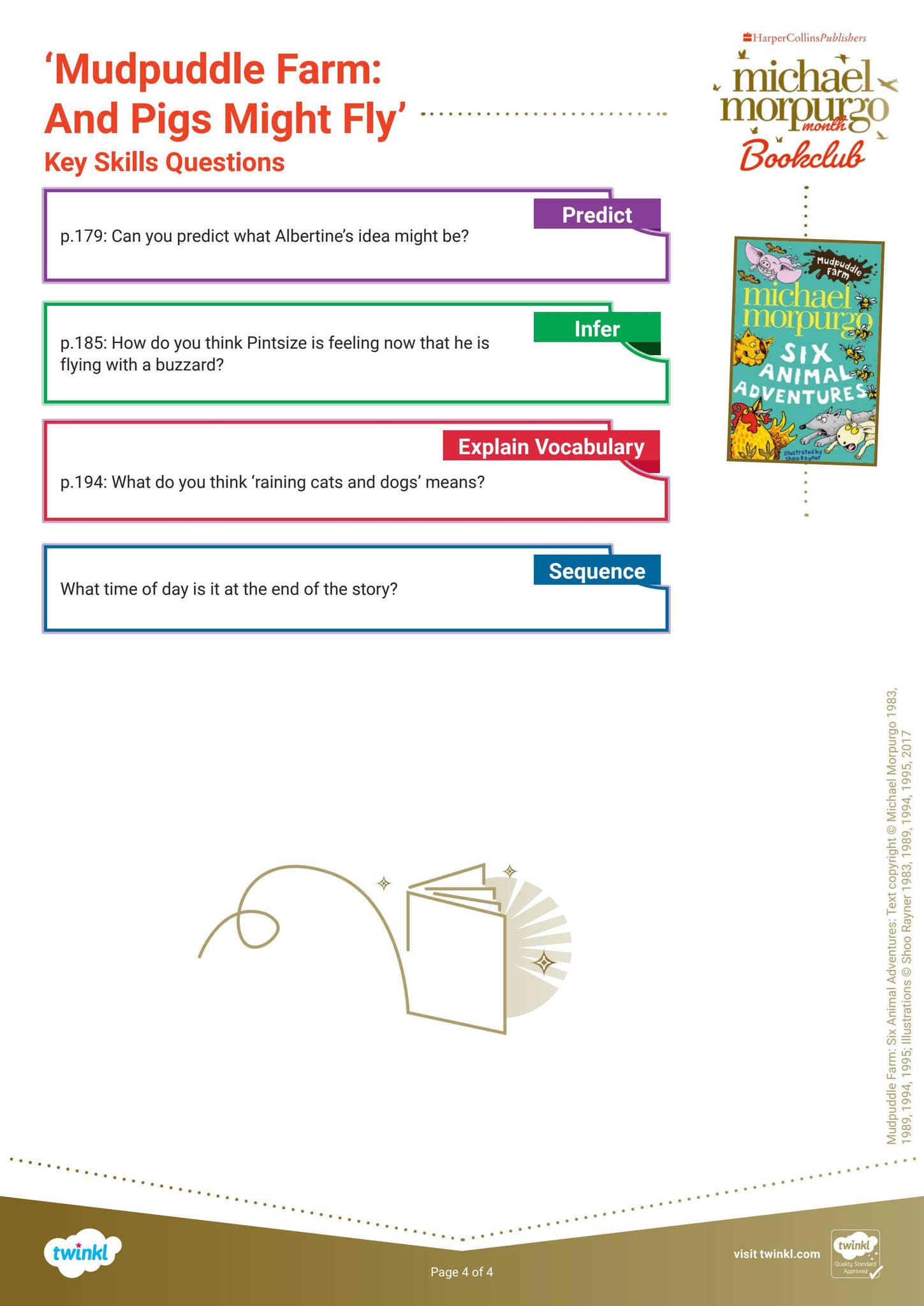 Mudpuddle Farm: And Pigs Might Fly - Activity Pack by ...