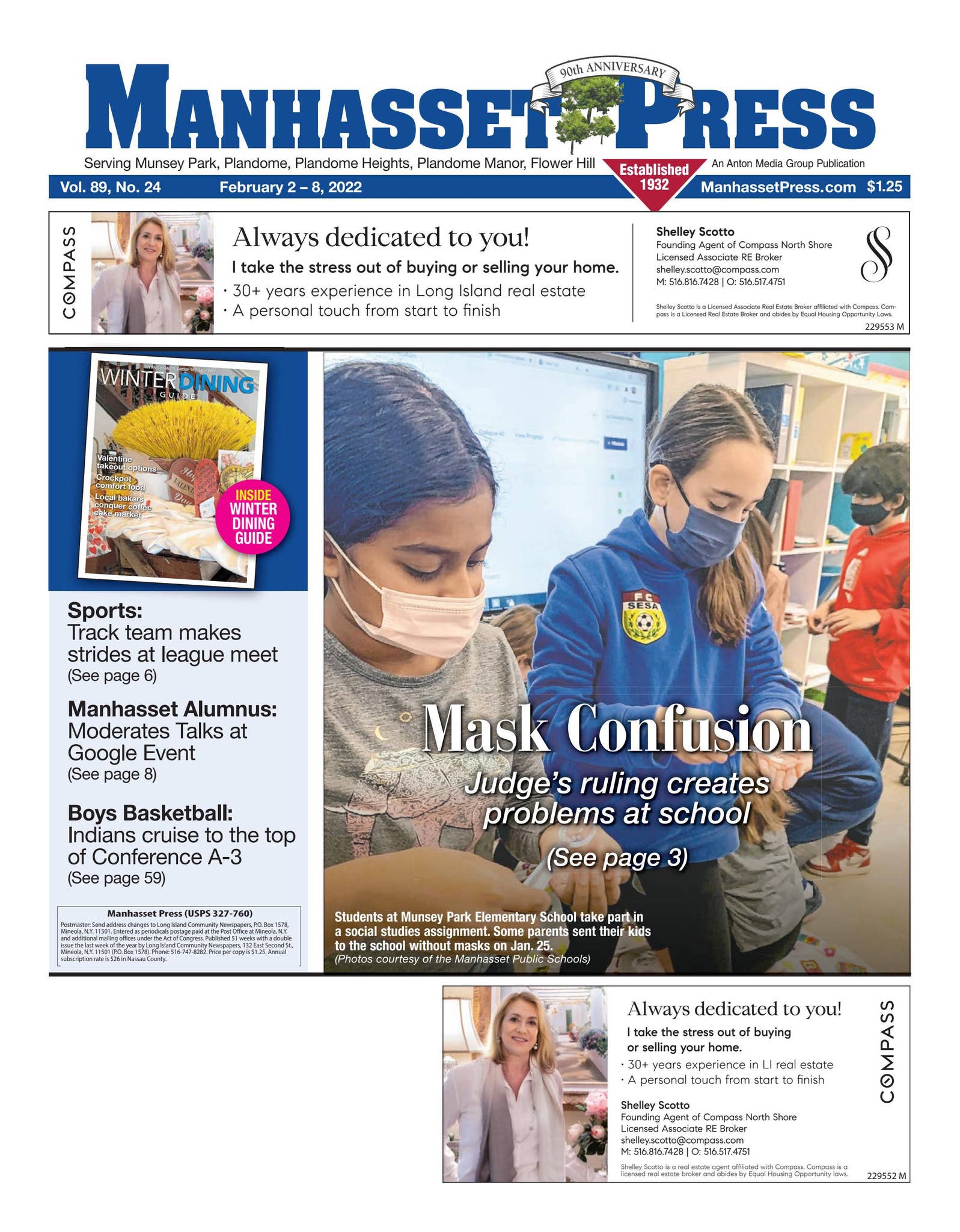 Manhasset Press 2/2/22 edition is published weekly by Anton Media Group ...