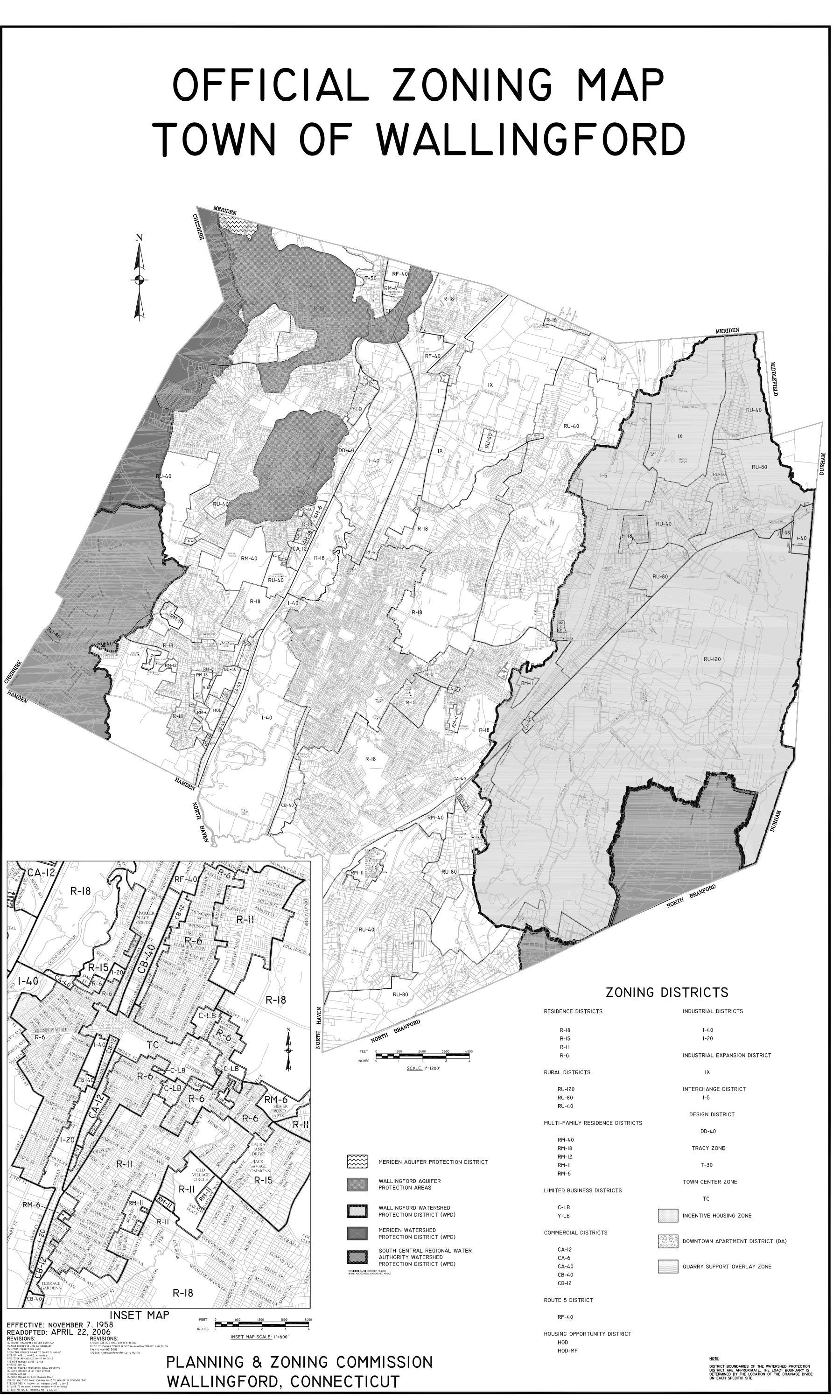 Wallingford Zoning Map by Record Journal - Issuu
