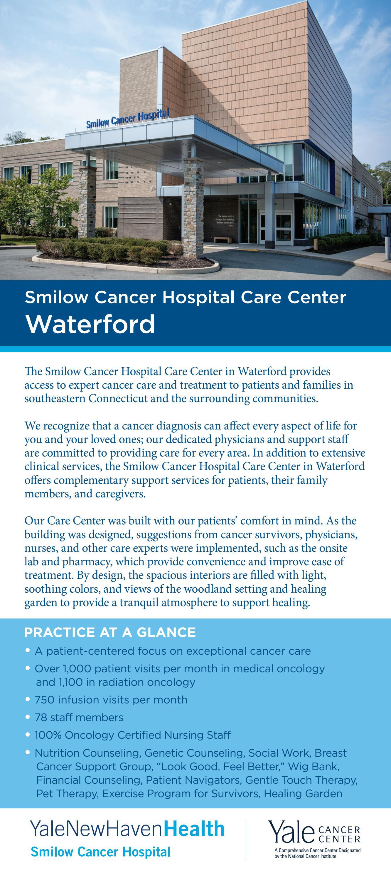 Smilow Cancer Hospital Care Center Waterford by Smilow Cancer Hospital ...