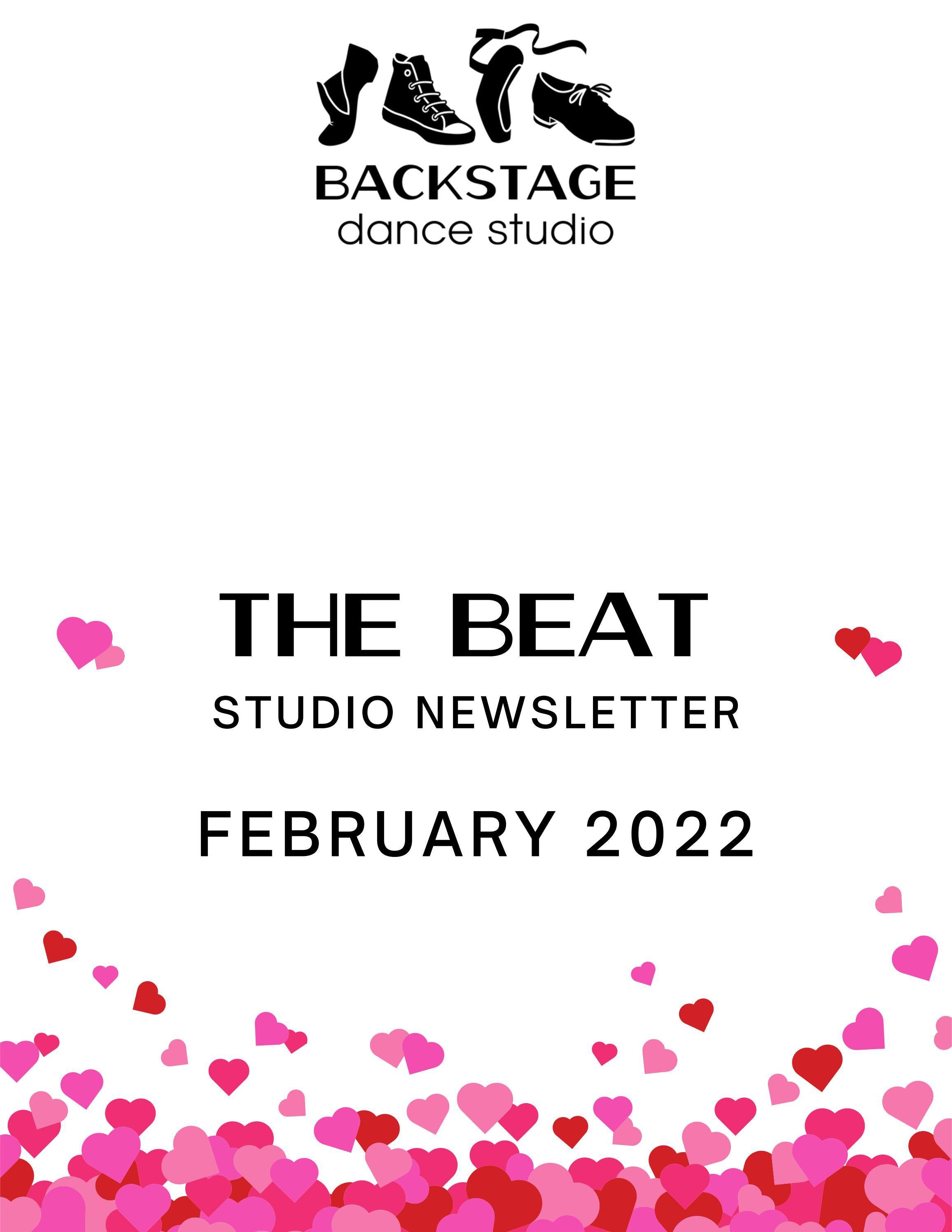 Backstage Dance Studio's Newsletter February 2022 by ...