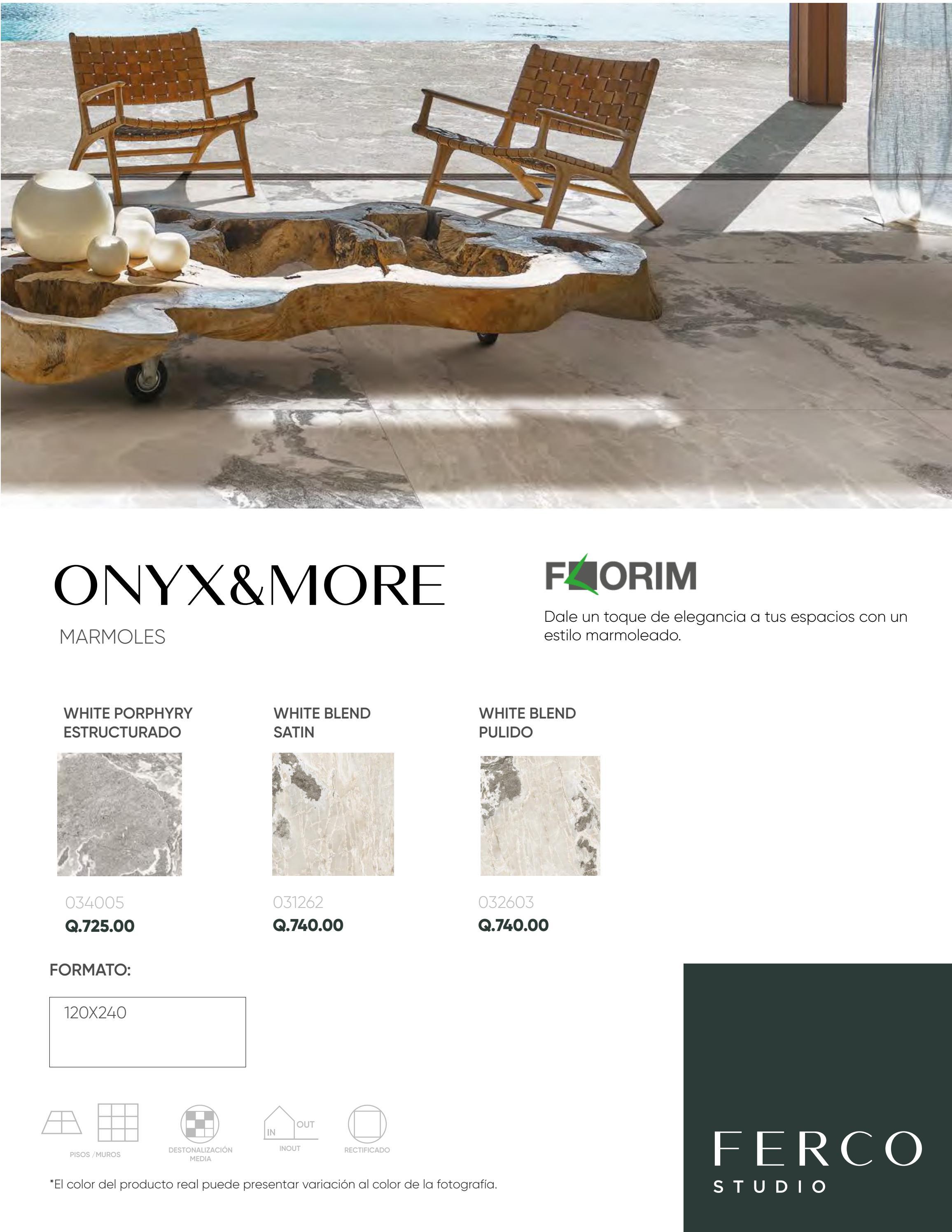 Florim - Onyx & More White porphyry / Porcelanato - Mármol by mkt-ferco ...
