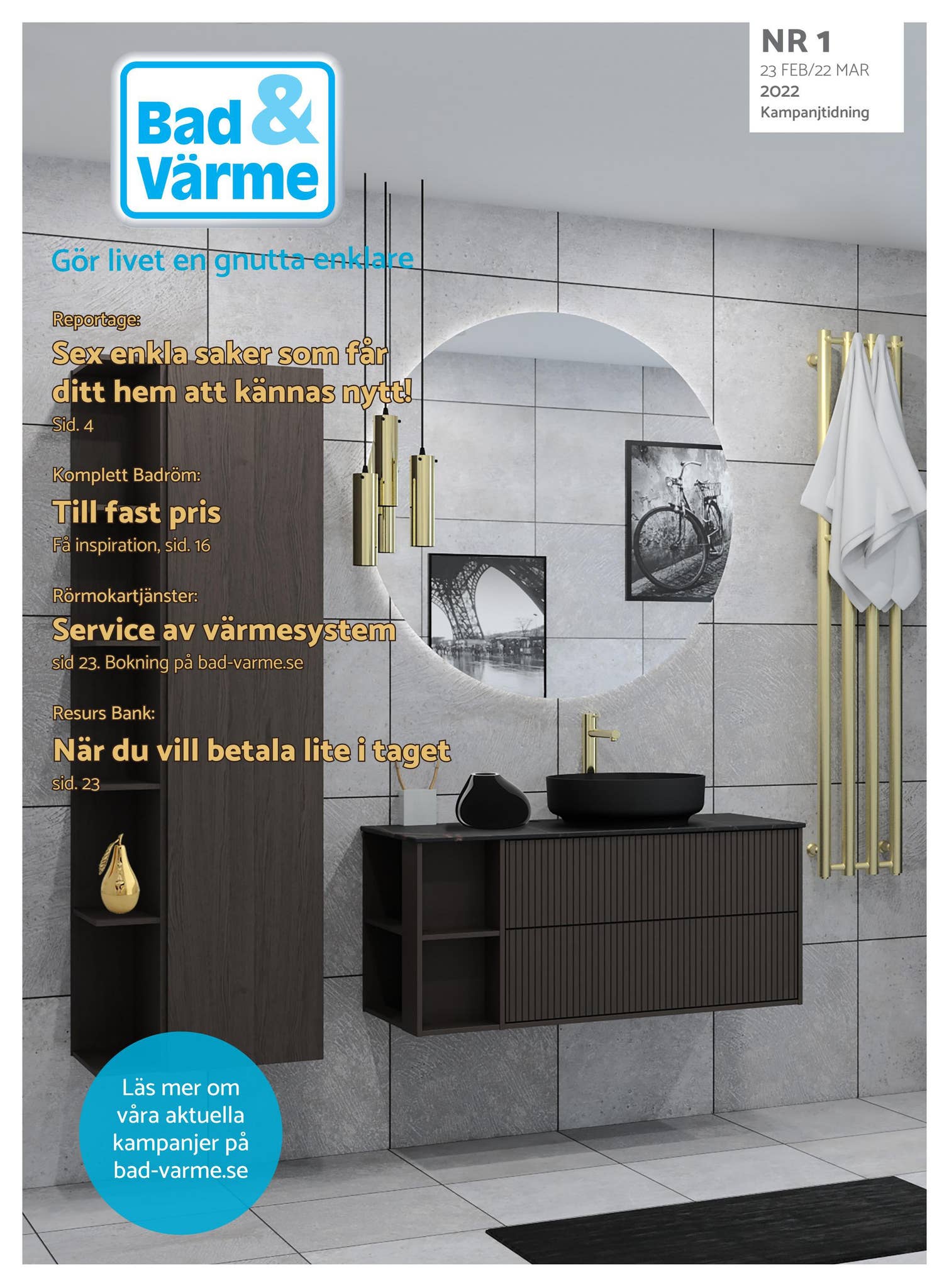 Bad & Värme | Kampanjtidning NR 1 2022 by bad-varme - Issuu