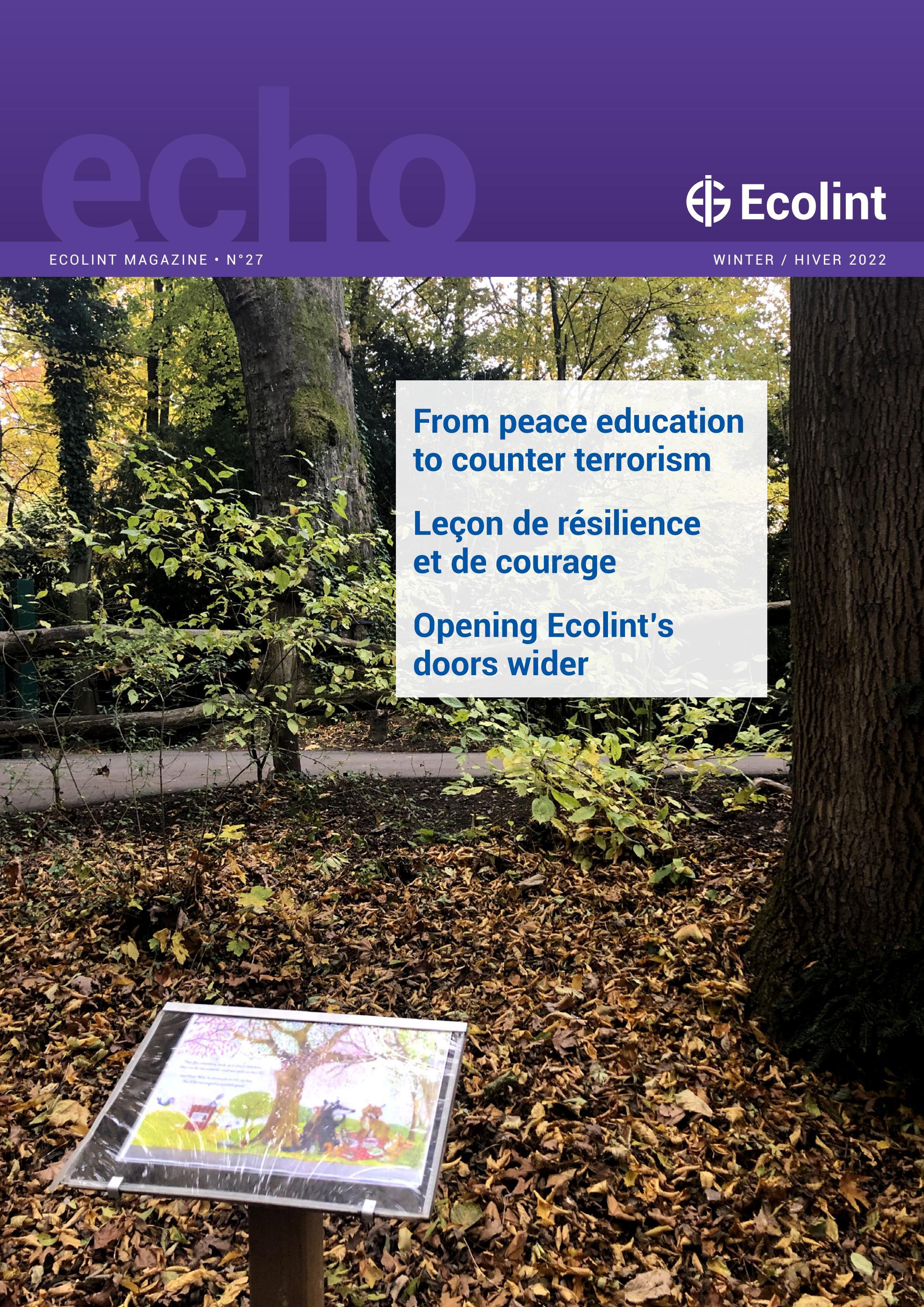 echo Magazine 27 (Winter 2022) by International School of Geneva - Issuu