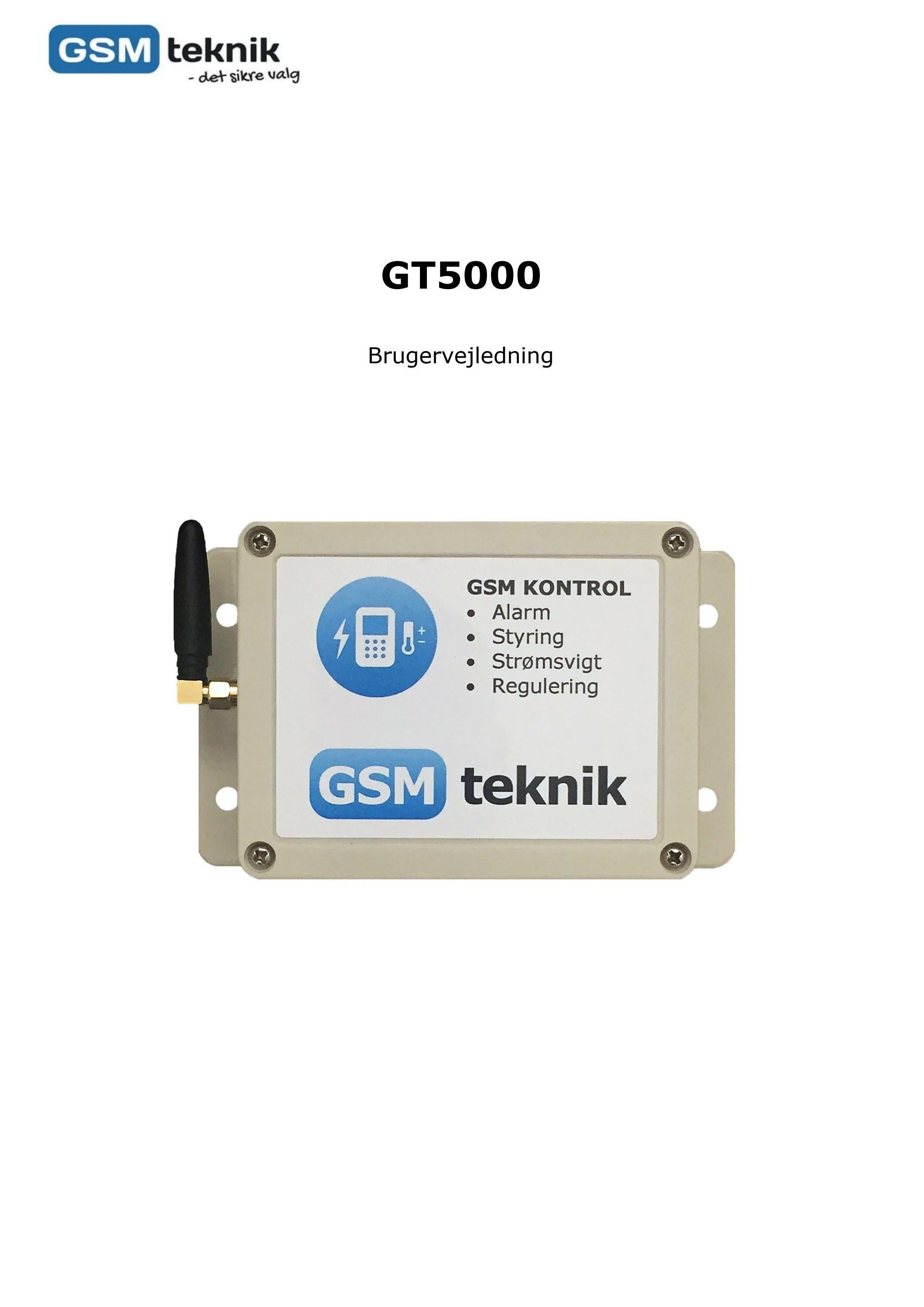 GT-5000 - Brugervejledning DK by GSM Teknik - Issuu