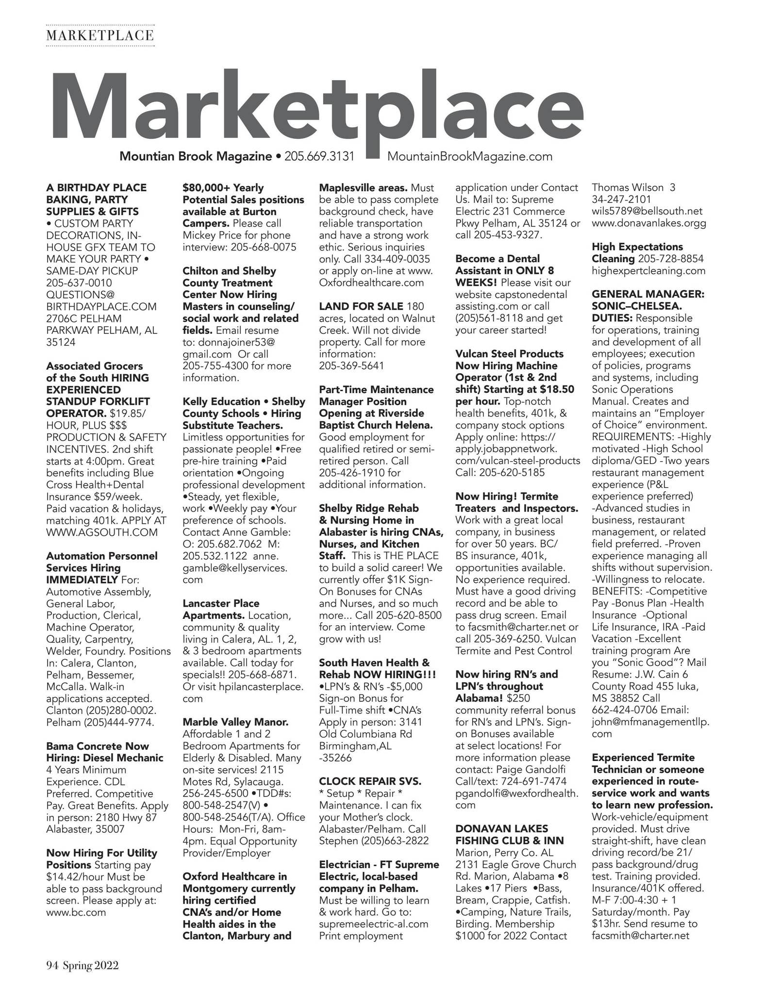 Mountain Brook Magazine, Spring 2022 by Shelby County Newsmedia, Inc ...