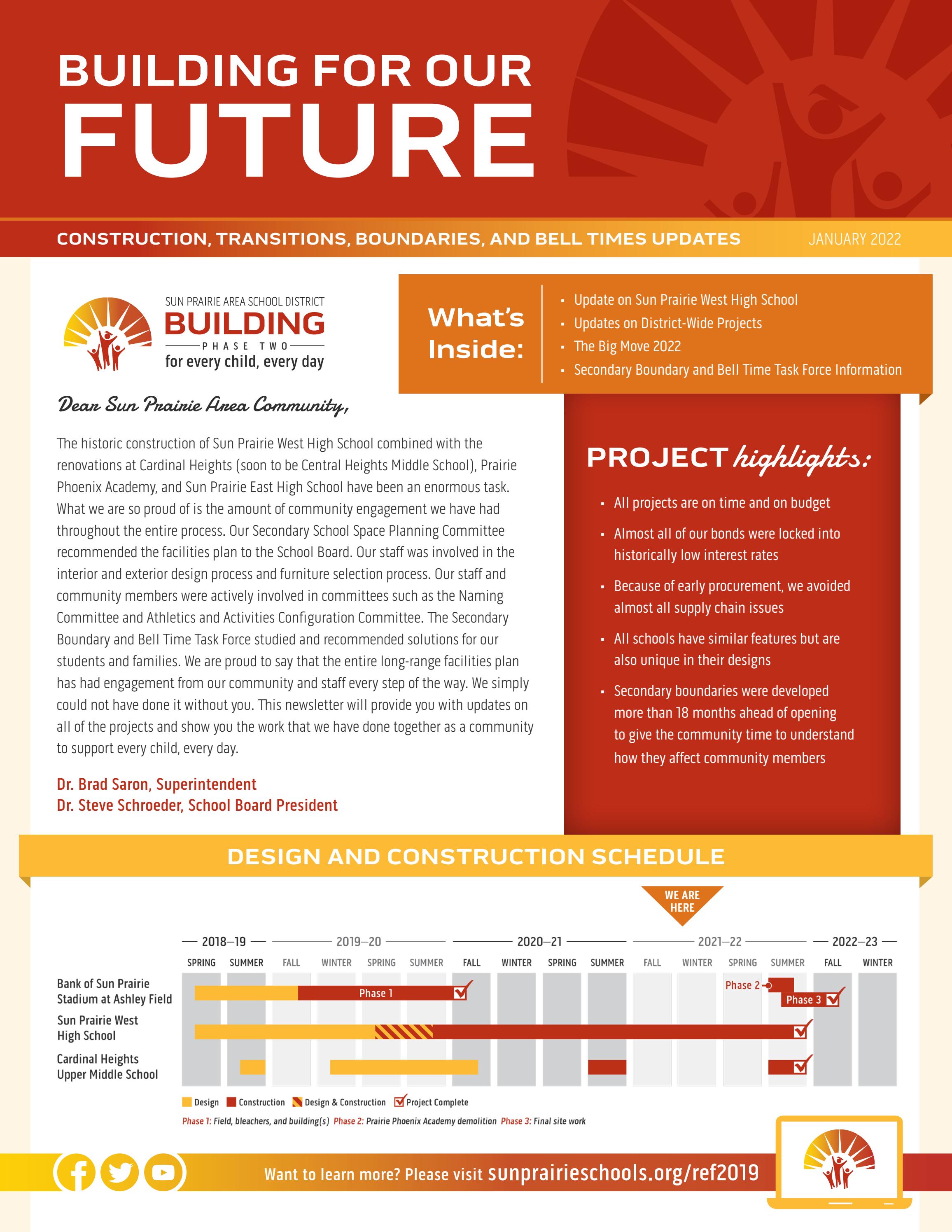 Building for Our Future Newsletter - January 2022 by sunprairieschools ...