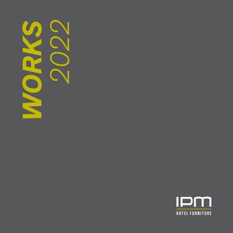 IPM hotel furniture / WORKS 2022 by Andrea Novak - Issuu