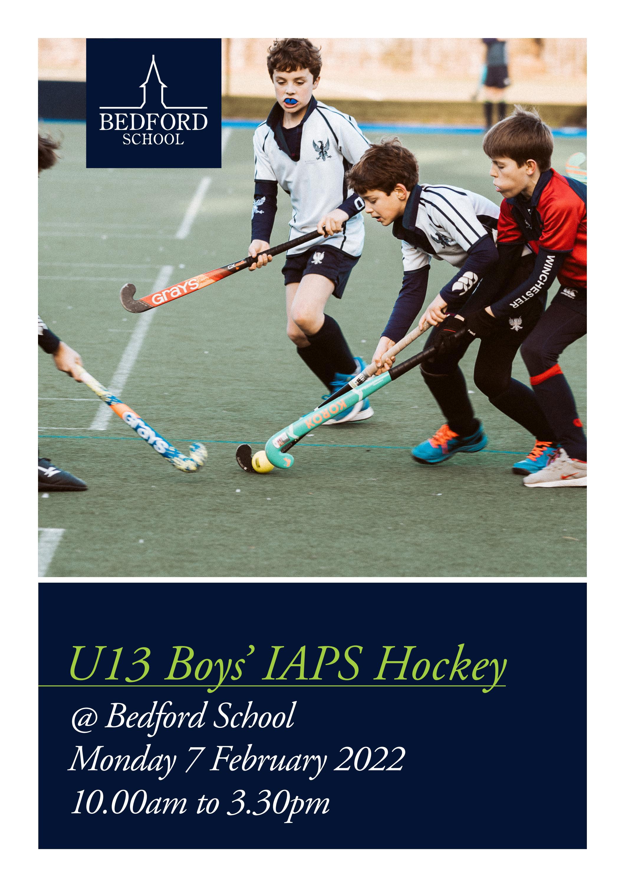 IAPS 2022 U13 Hockey Tournament at Bedford School by Bedford-School - Issuu