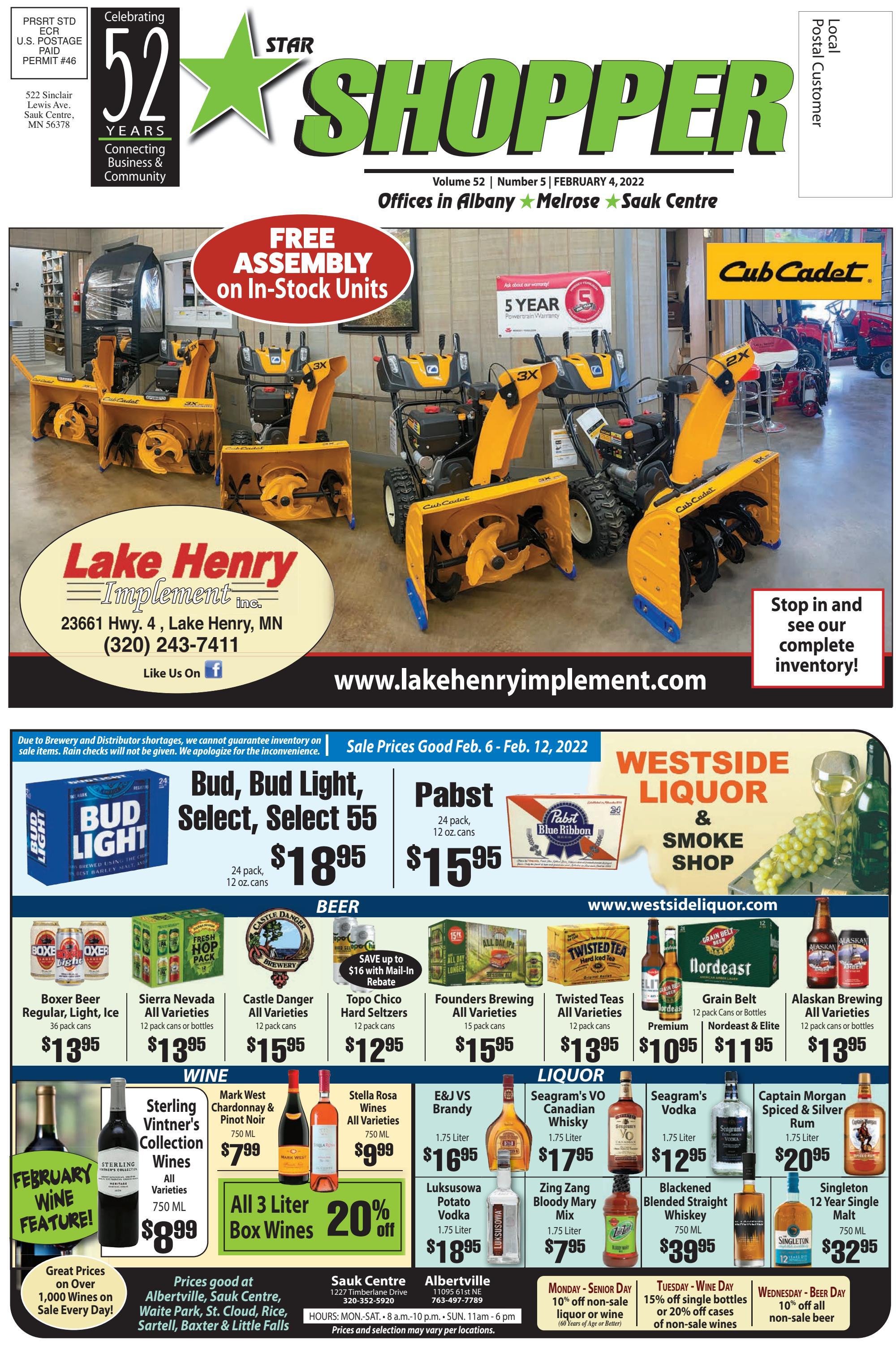 Star Shopper - February 5, 2022 by Star Publications - Issuu