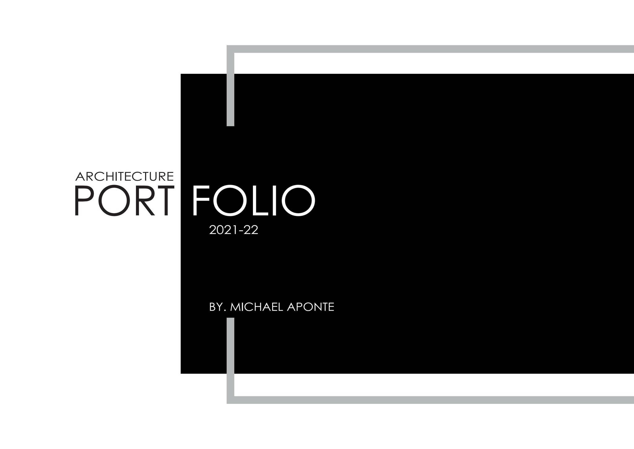 Portafolio Arquitectura by Michael Aponte - Issuu