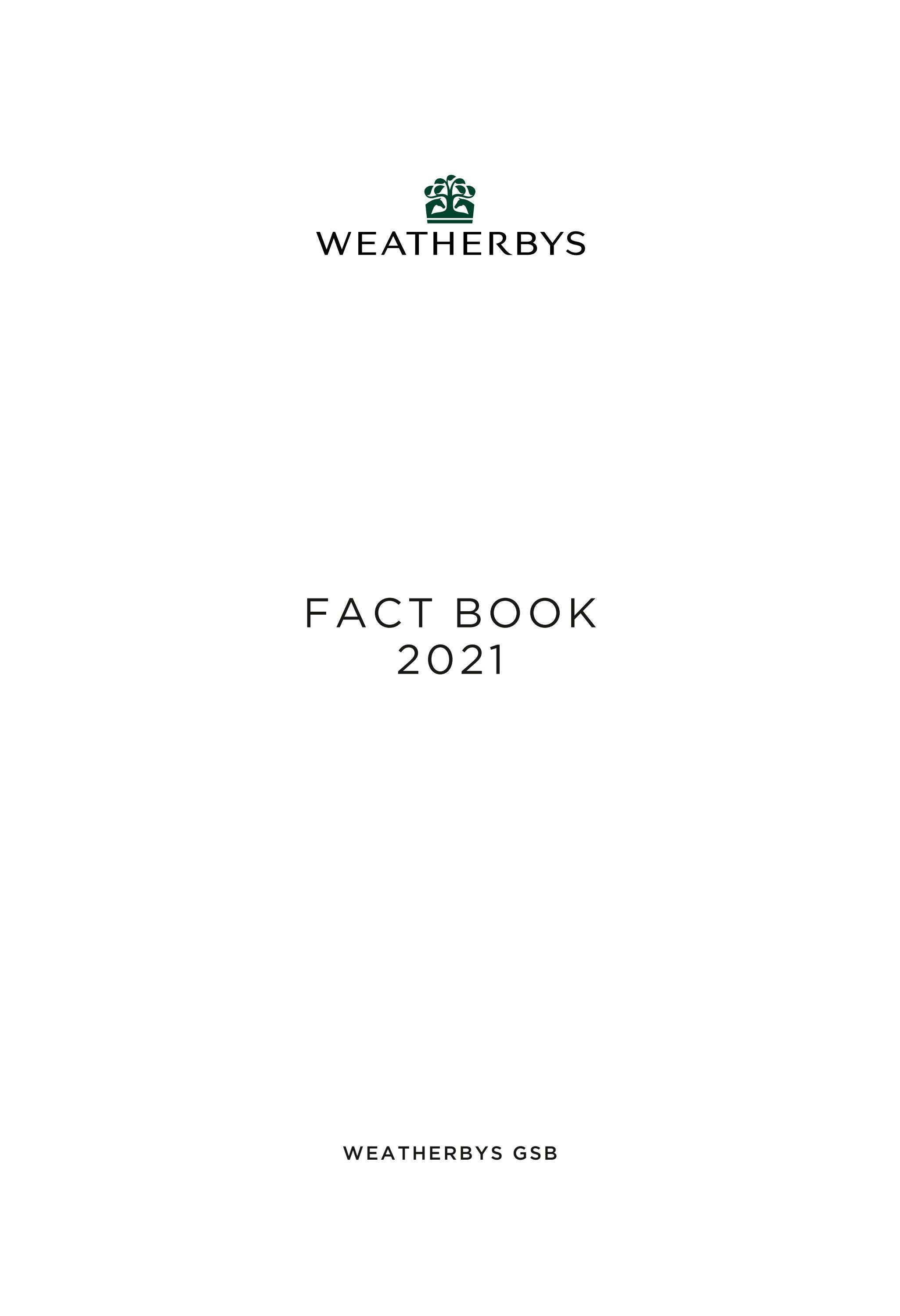 Weatherbys Fact Book 2021 by Weatherbys - Issuu