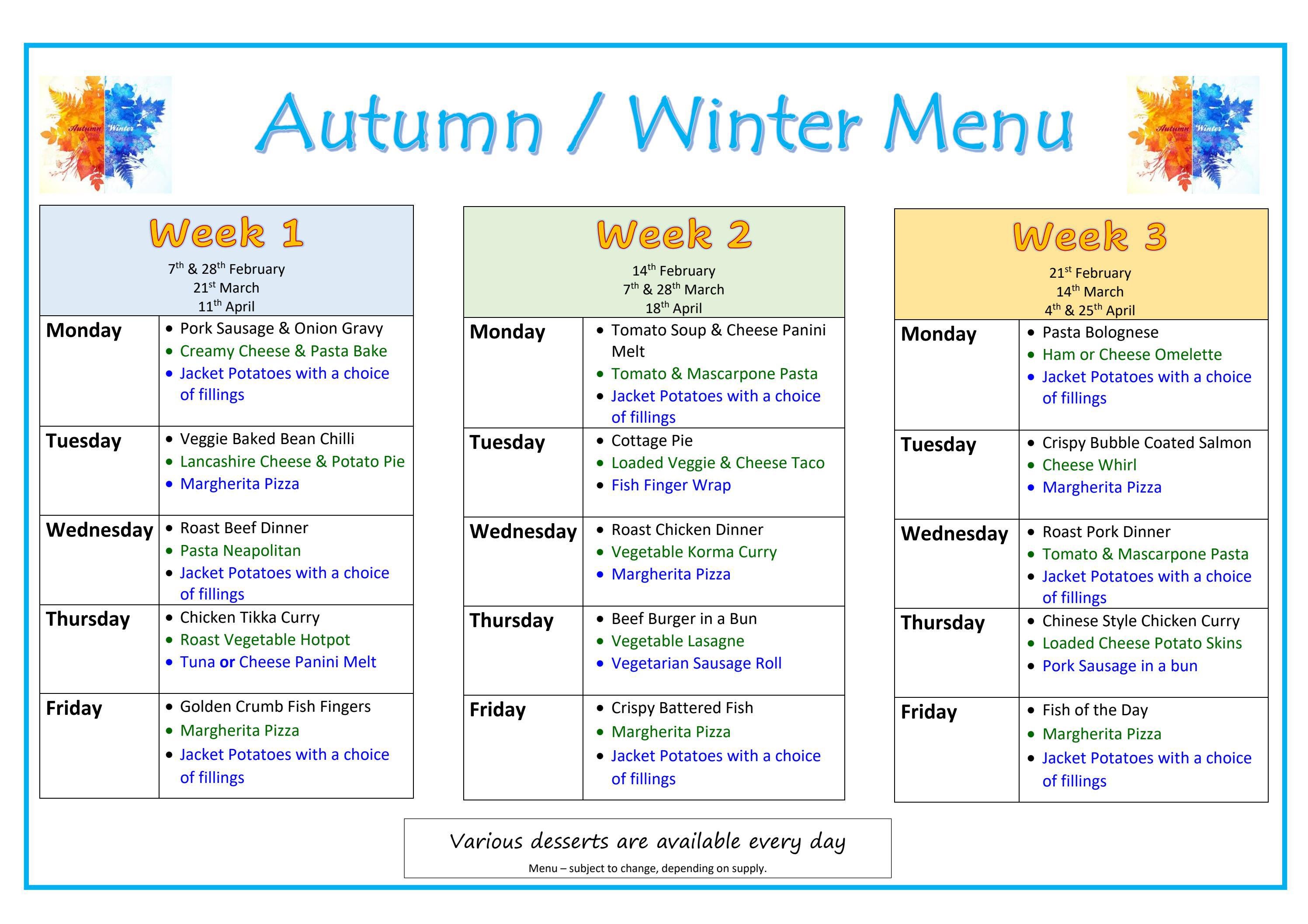 Autumn/Winter Menu by Schudio - Issuu