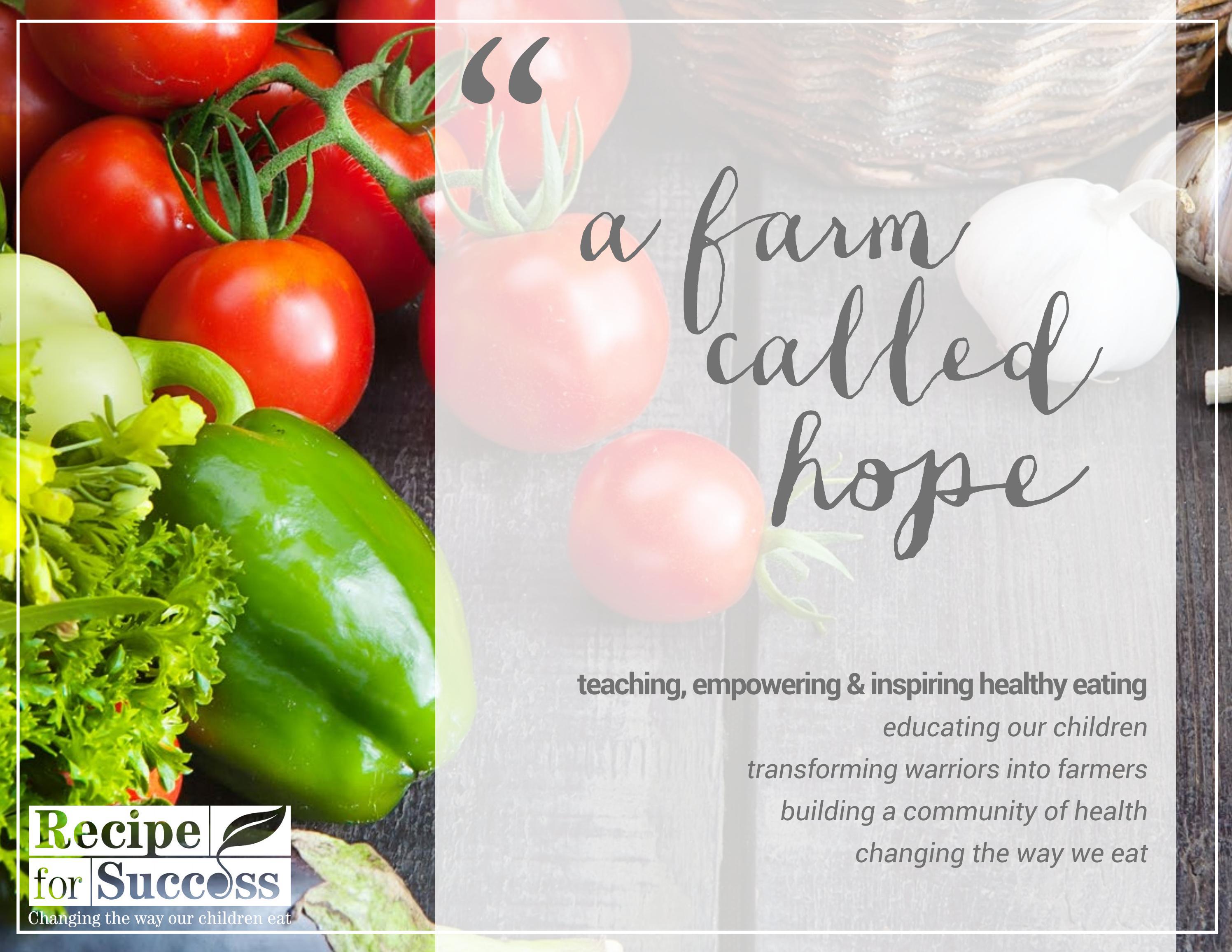 An Urban Farm Called Hope by Recipe for Success Foundation - Issuu