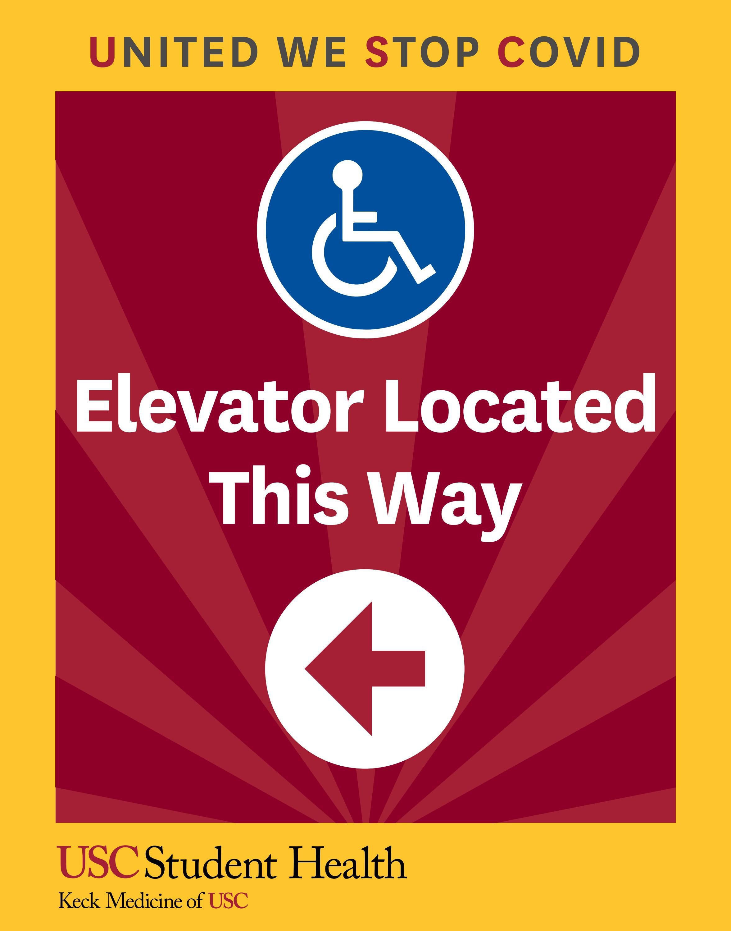 Elevator Located This way (Left Arrow).pdf by USCCampusHealthForms - Issuu