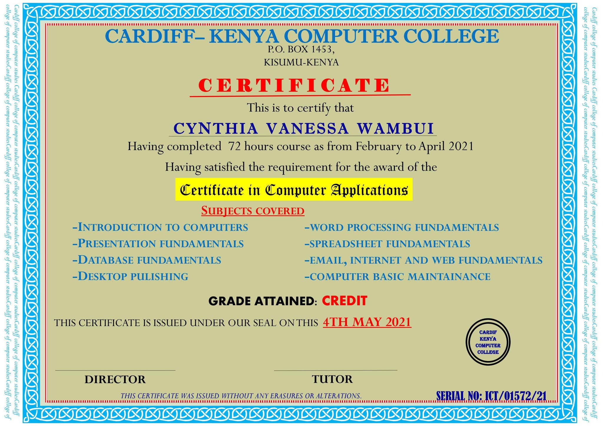 CERTIFICATES SAMPLES by Stephen Odiwo - Issuu