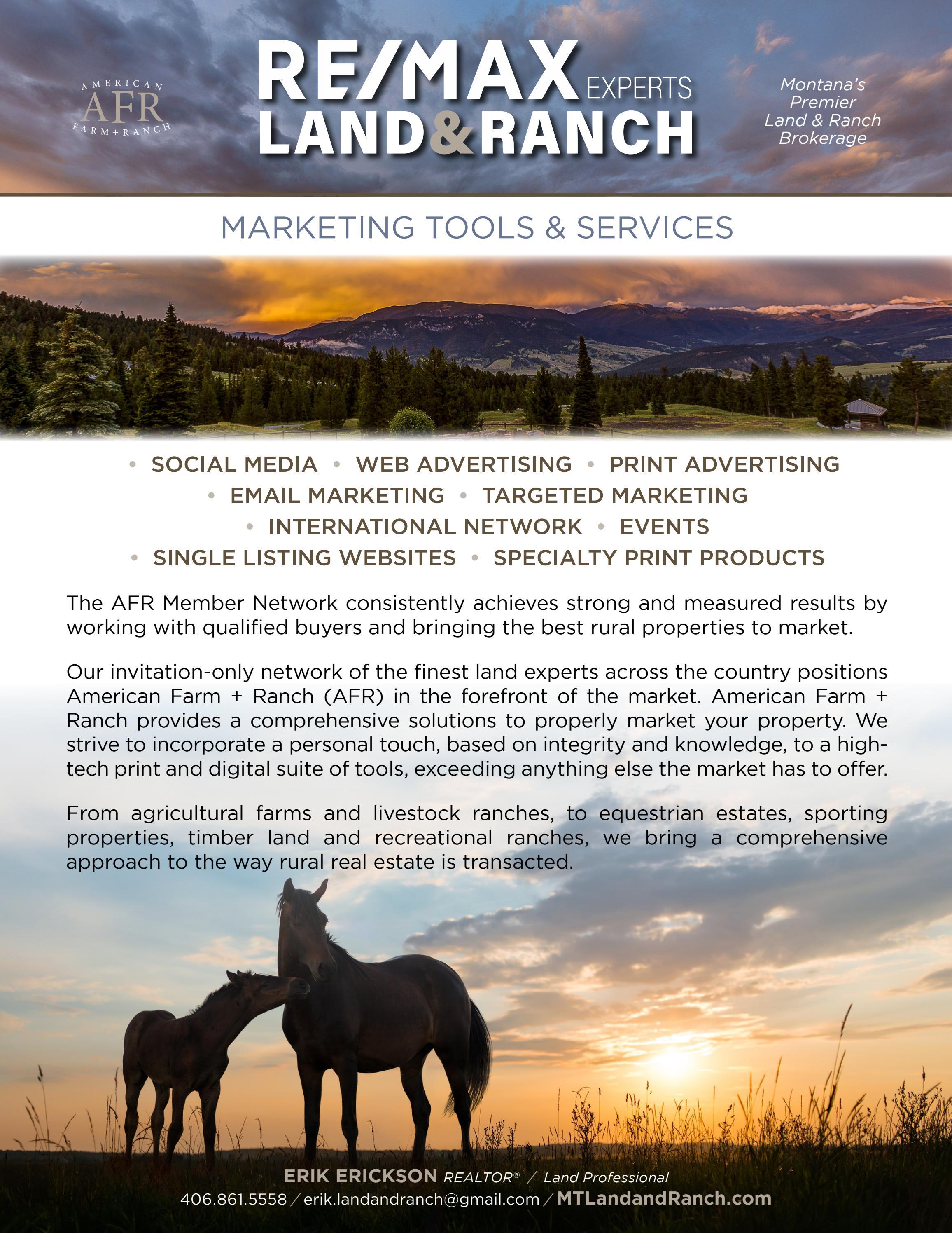 RE/MAX Experts Land and Ranch Marketing Tools & Services in Montana by ...