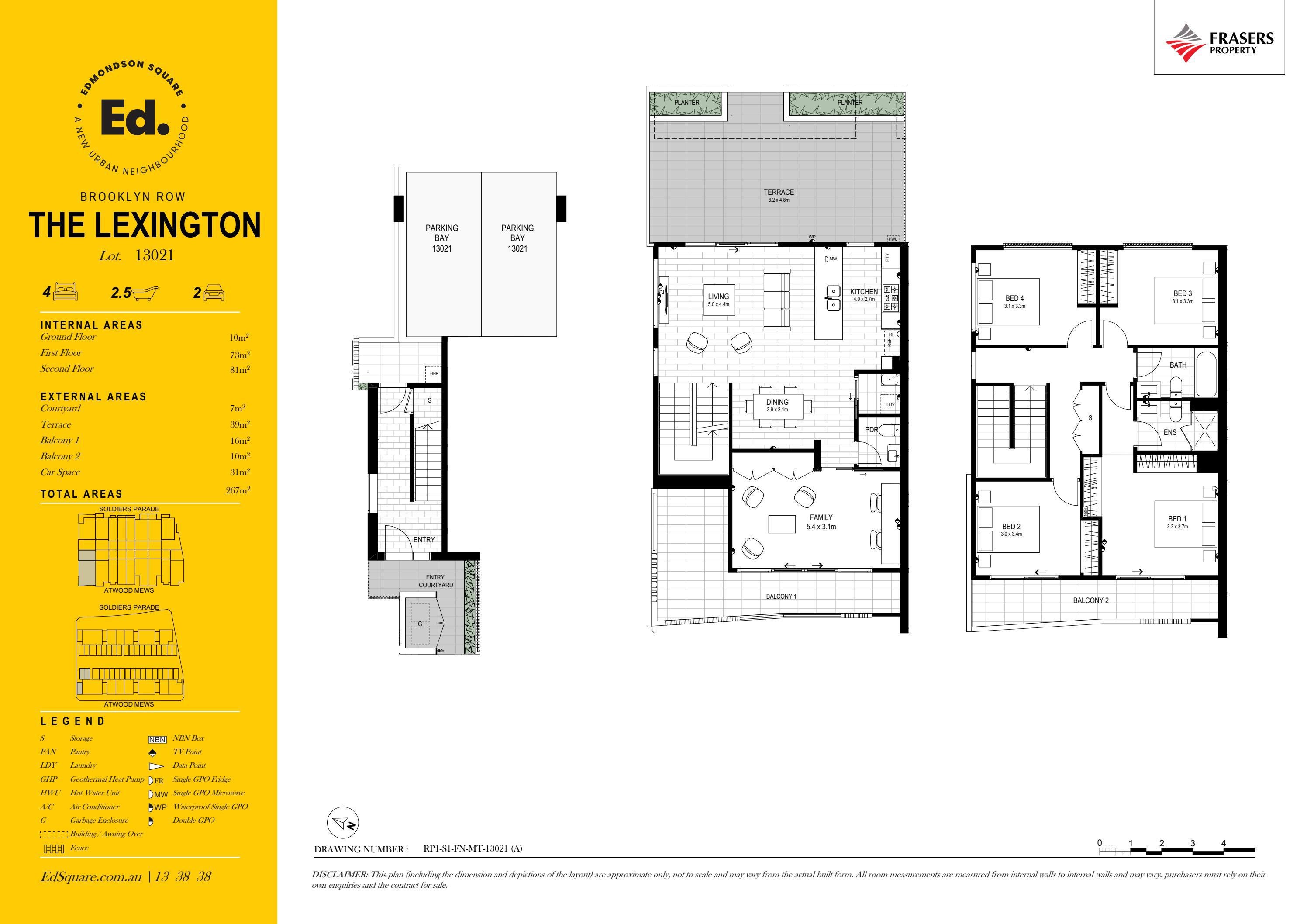 Ed.Square Brooklyn Row Homes - Floorplans by Frasers Property Australia ...