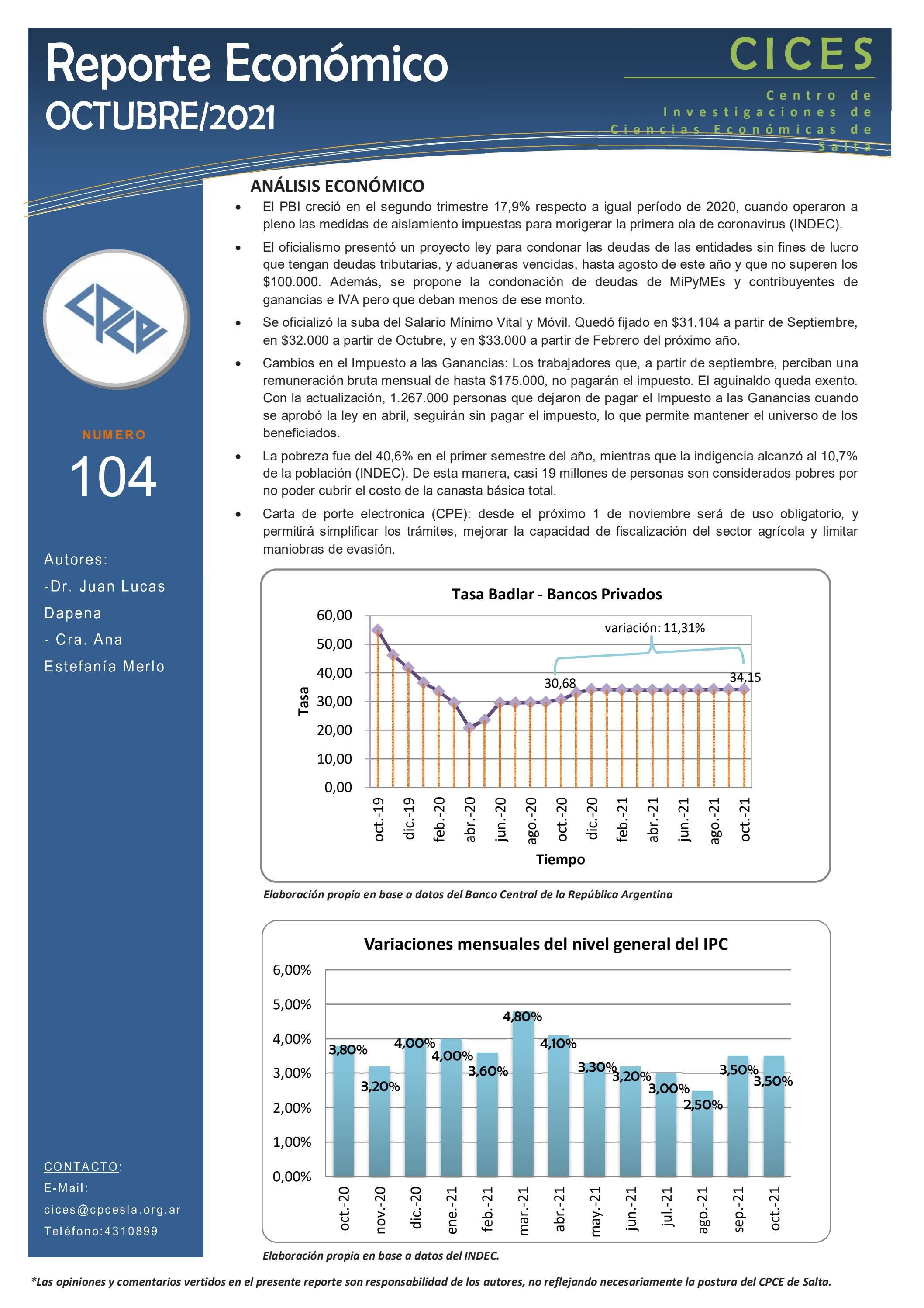 Reporte_económico_2021 by Auxiliar Sistemas Web - Issuu