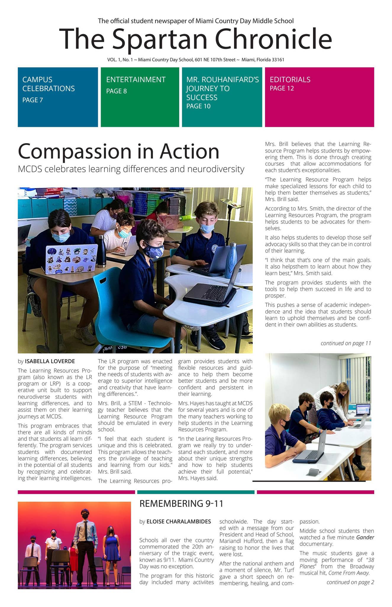 The Spartan Chronicle by Miami Country Day School - Issuu