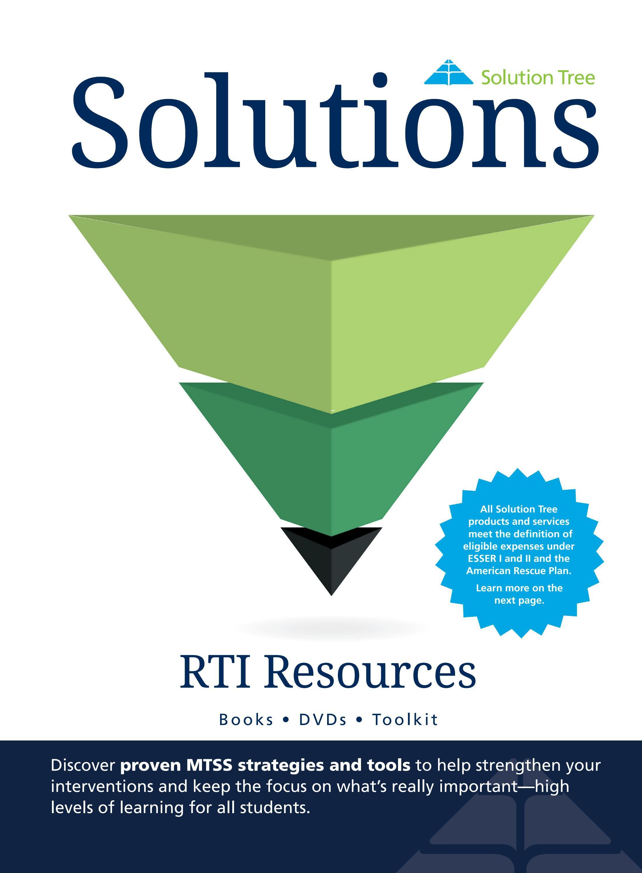 2022 Solution Tree RTI Resources Catalog by Solution Tree - Issuu