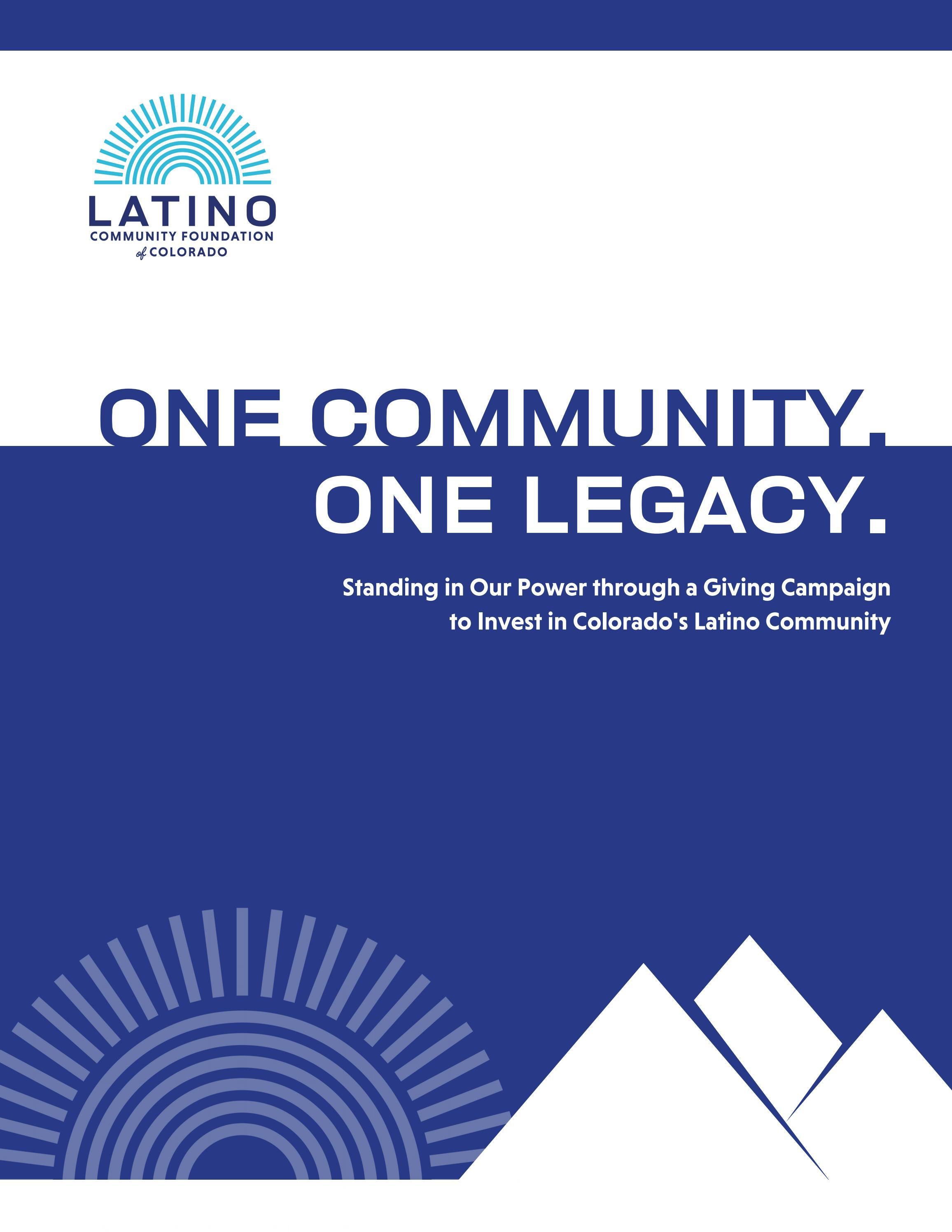 One Community. One Legacy. - An LCFC Giving Campaign by Latino ...