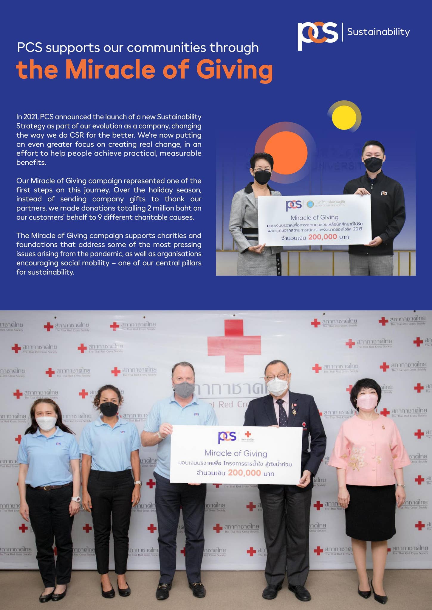 PCS Support our Community through the Miracle of Giving by PCS Security ...