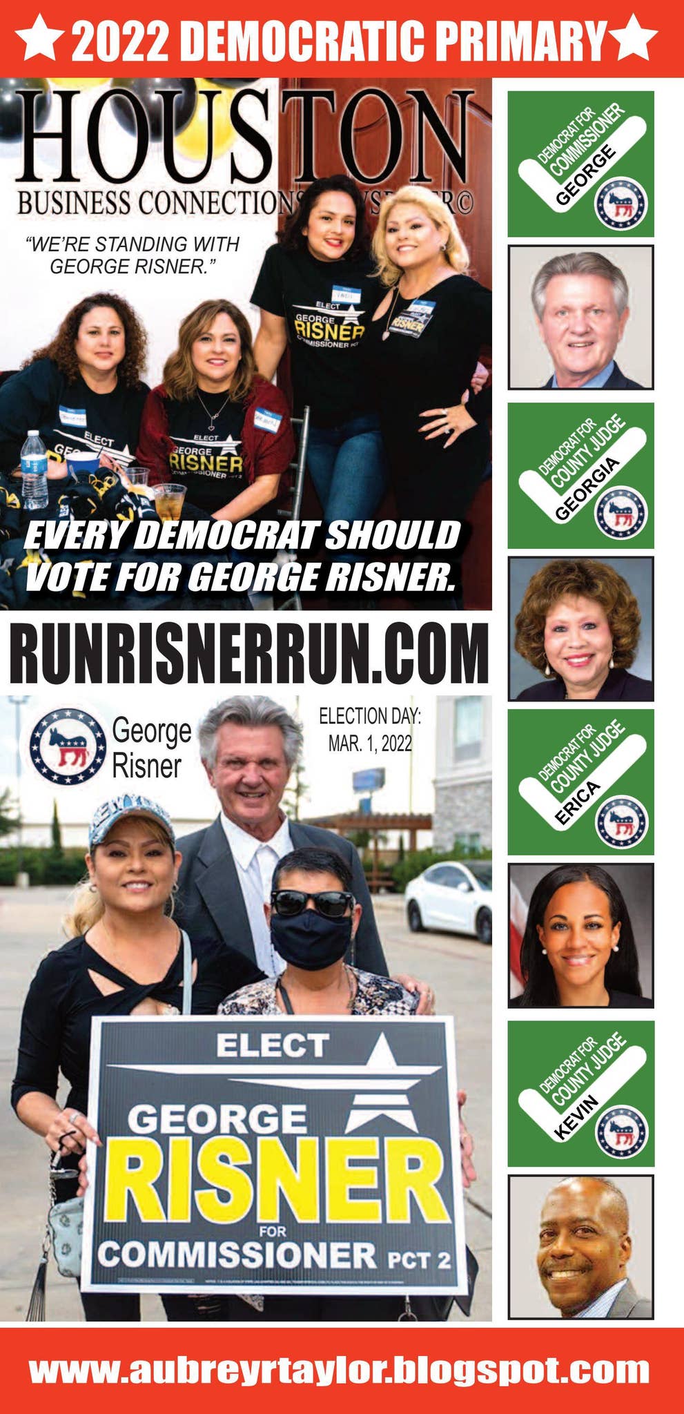 George Risner, Georgia, Erica, & Kevin - 2022 Democratic Party Primary ...