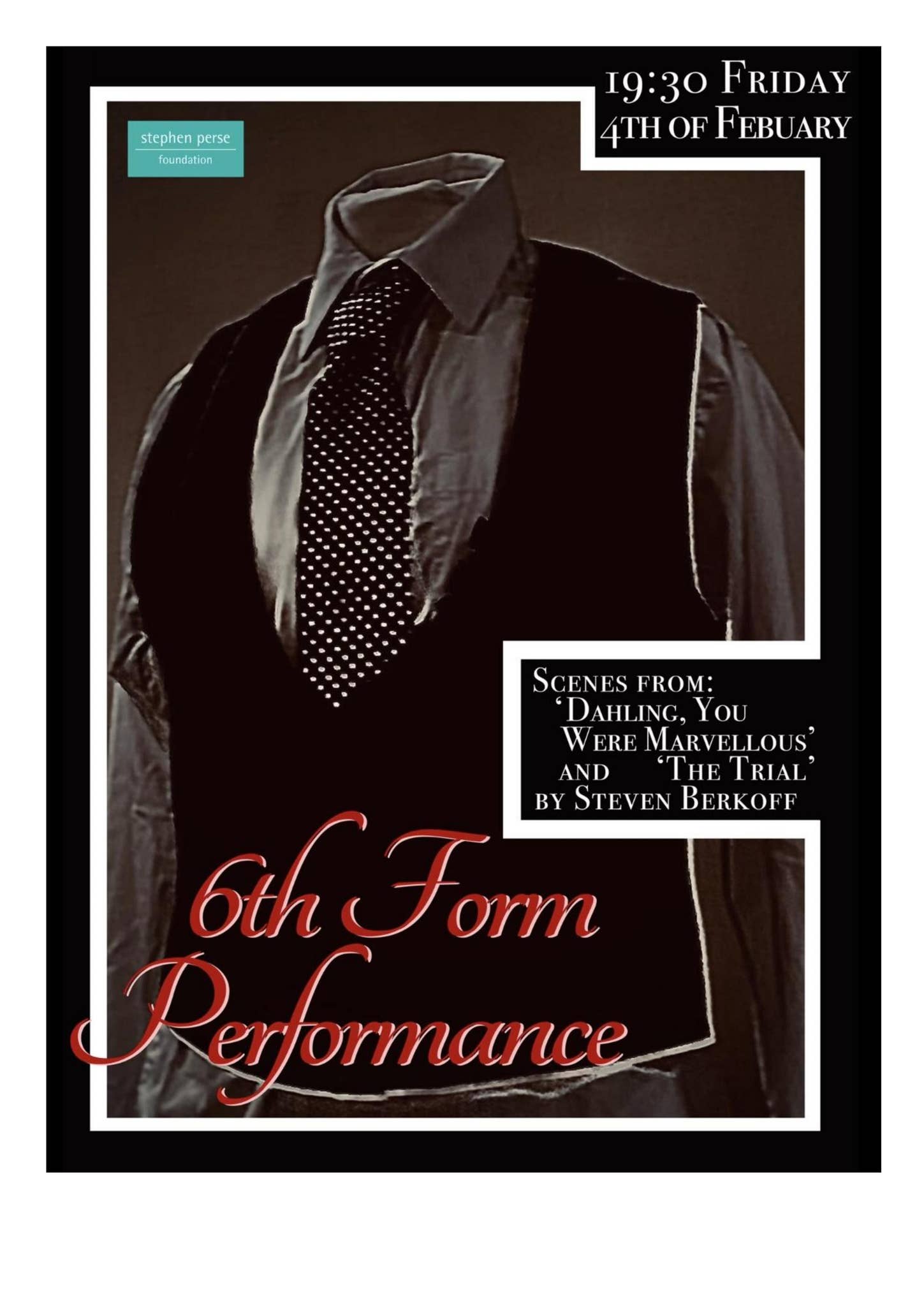Sixth Form Performance - Programme by Stephen Perse Foundation - Issuu